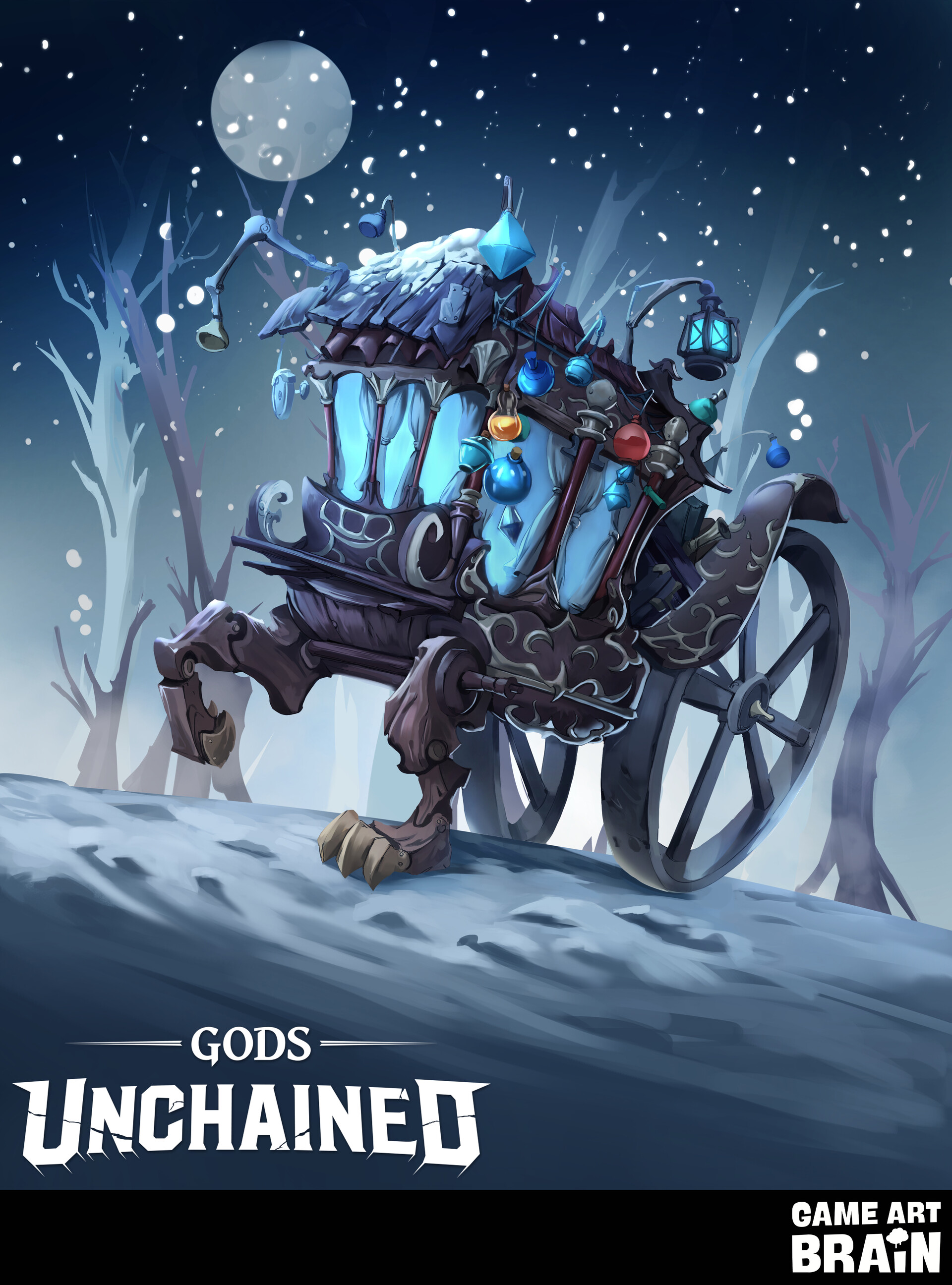 Game Art Brain - Creation & Consulting - Gods Unchained - Winter Wanderland