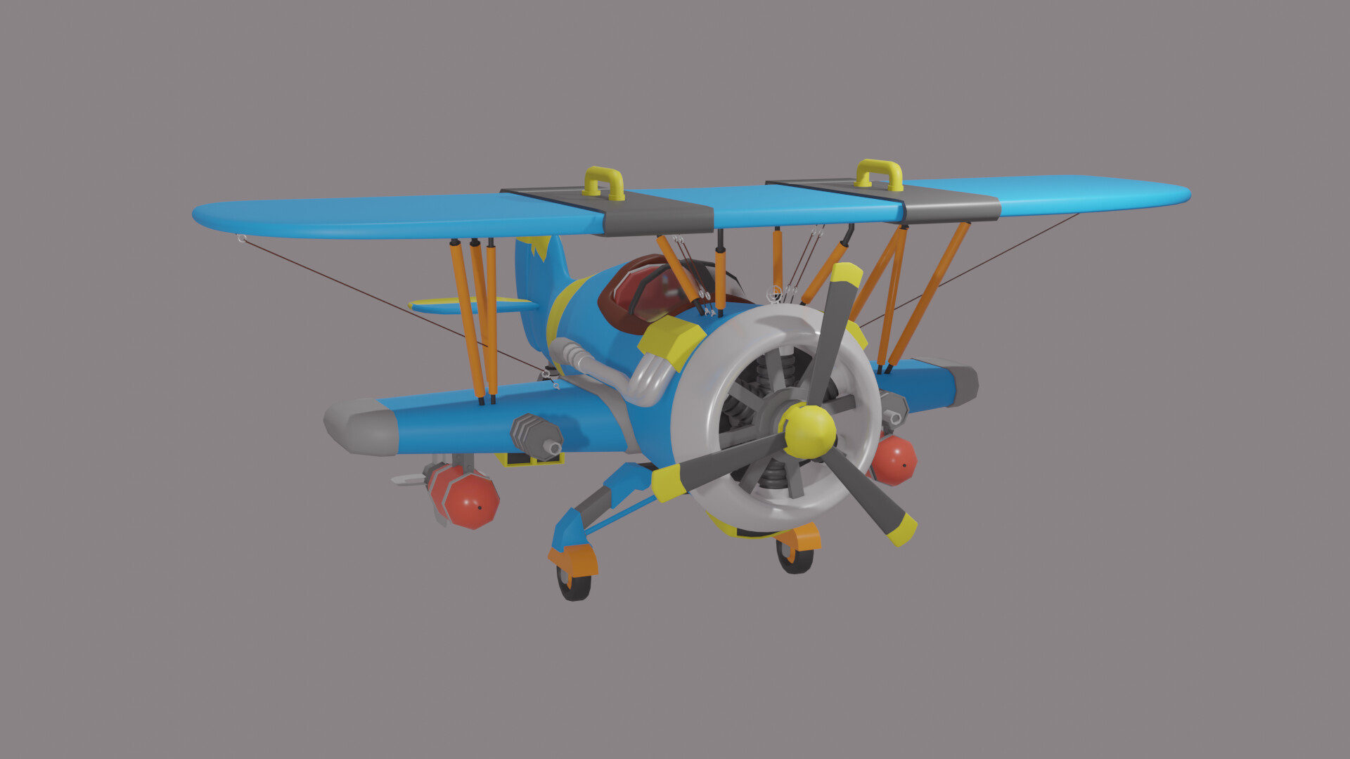 ArtStation - Stylized Aircraft