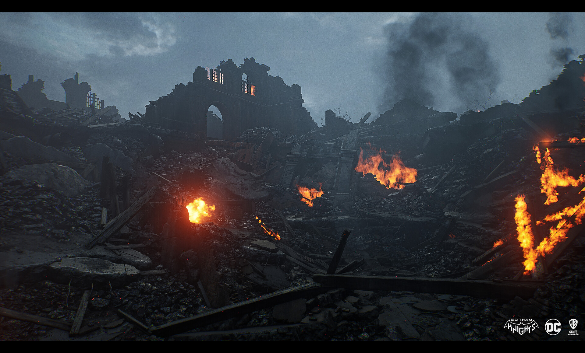 David Bastien-Robert - Gotham Knights – Destroyed Wayne Manor