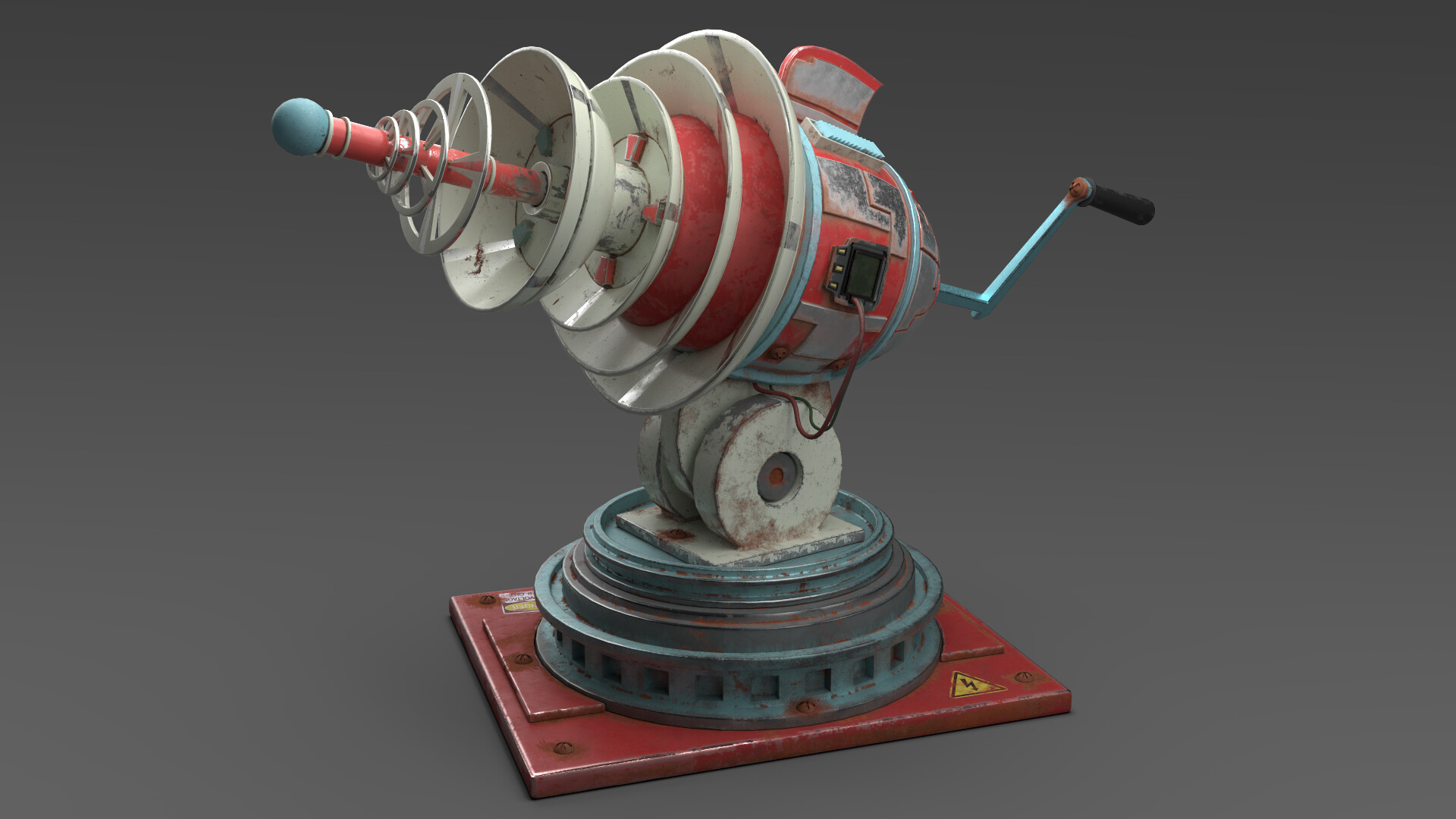 ArtStation - Retro Futuristic Gun