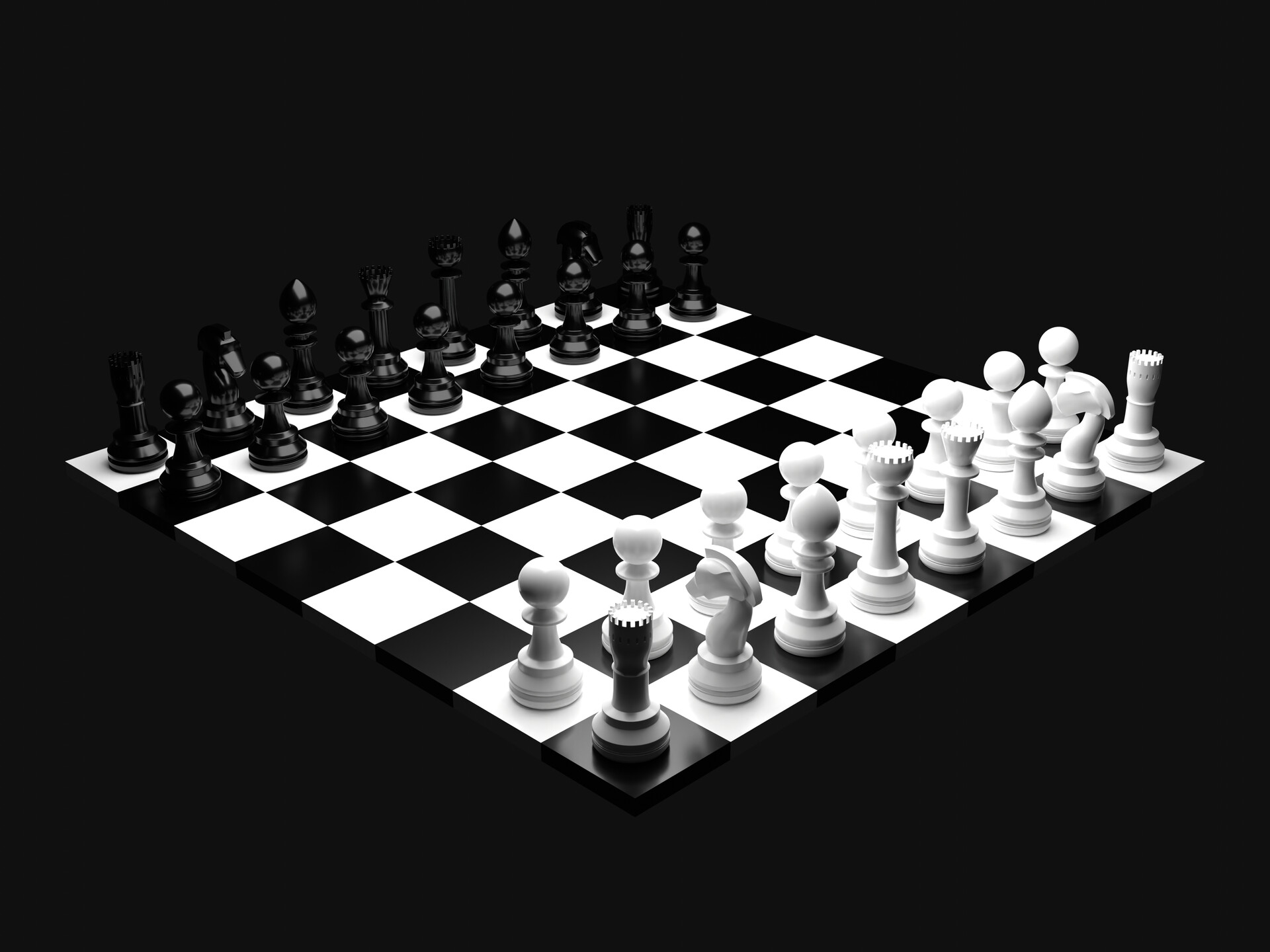 ArtStation - Chess board