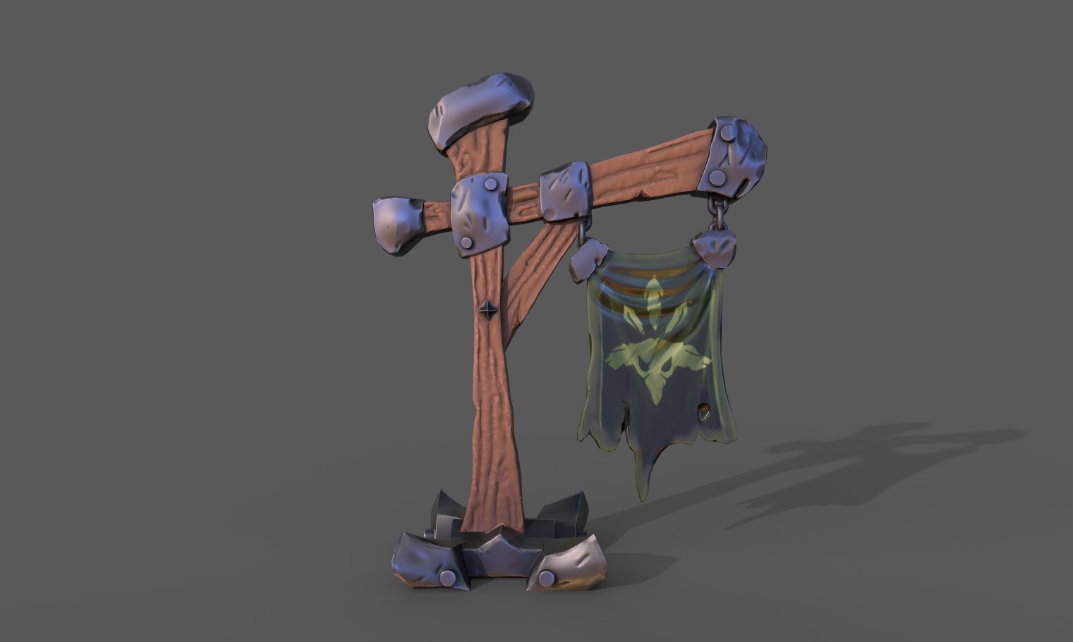 ArtStation - Stylized medieval banner