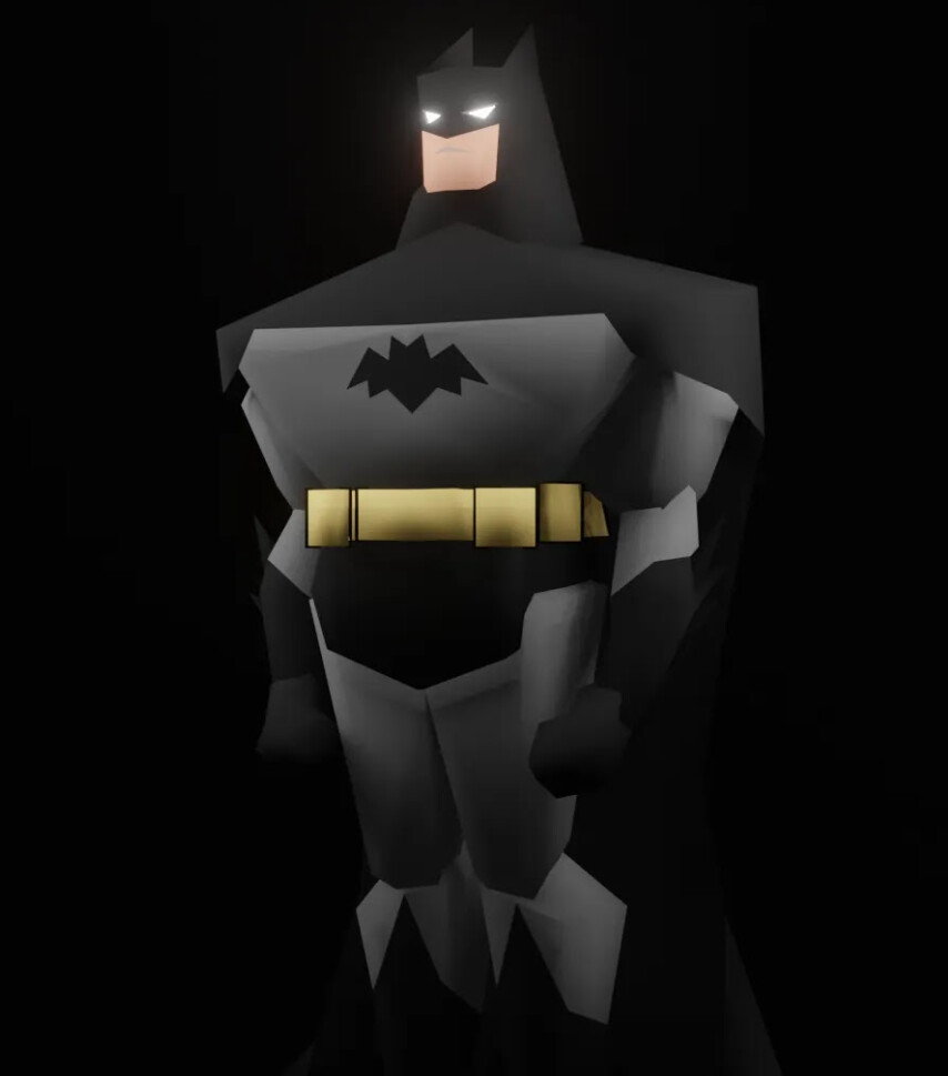 ArtStation - Lowpoly Batman