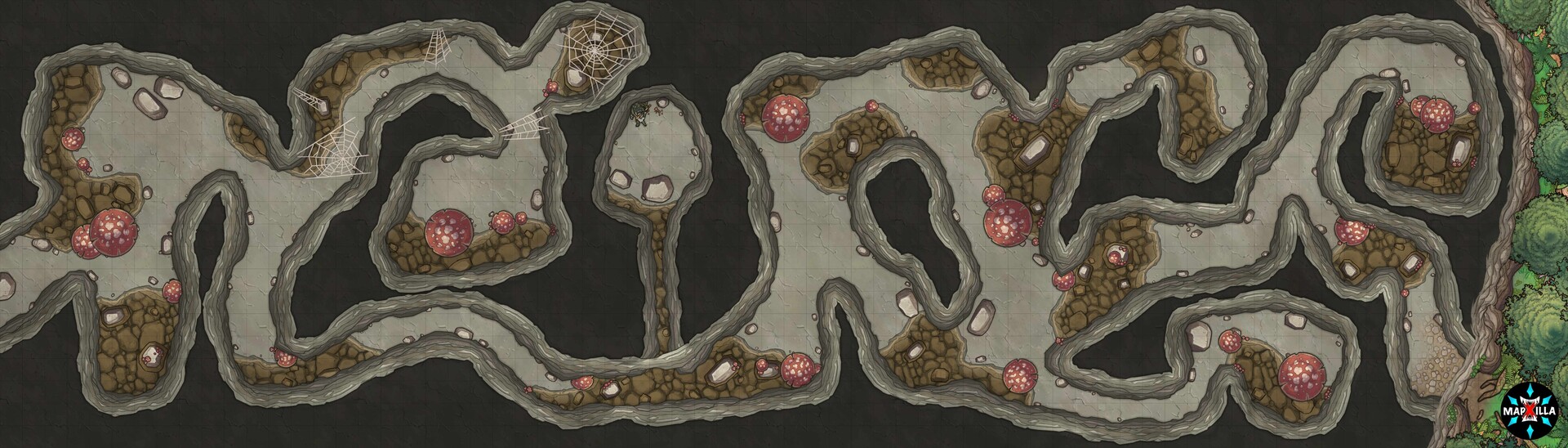 ArtStation - Collapsing Caverns [70 x 20]