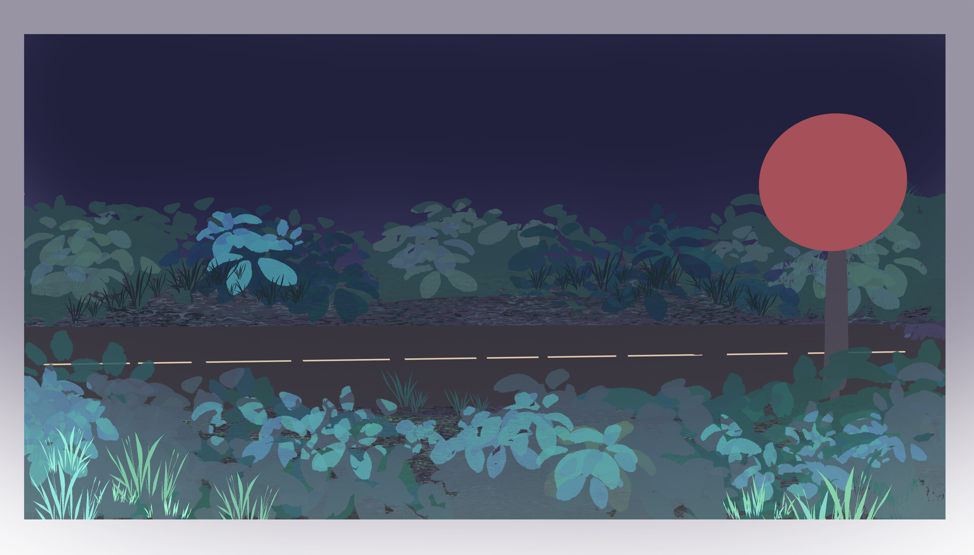 ArtStation - A Road Side View