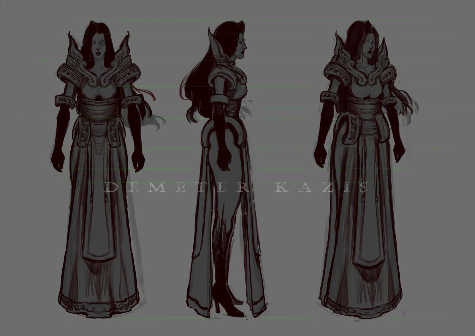 Demeter Kazis - Character Design 01