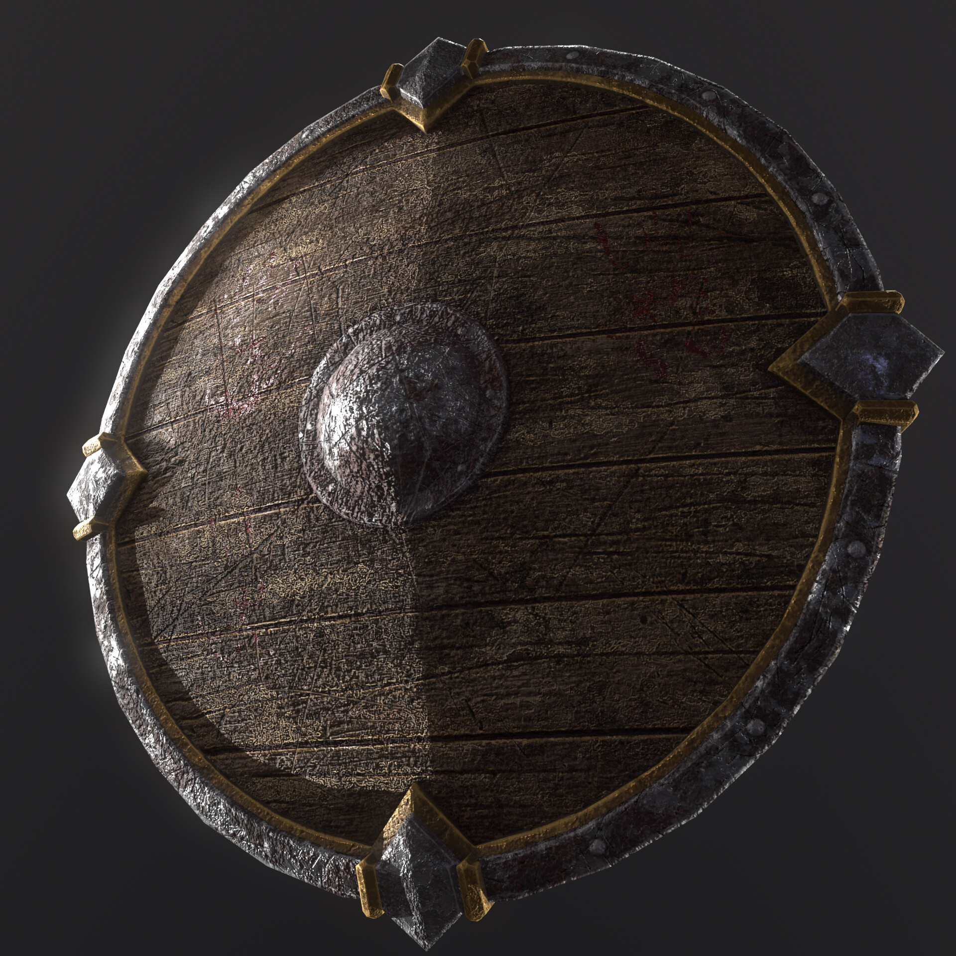 ArtStation - Worn shield
