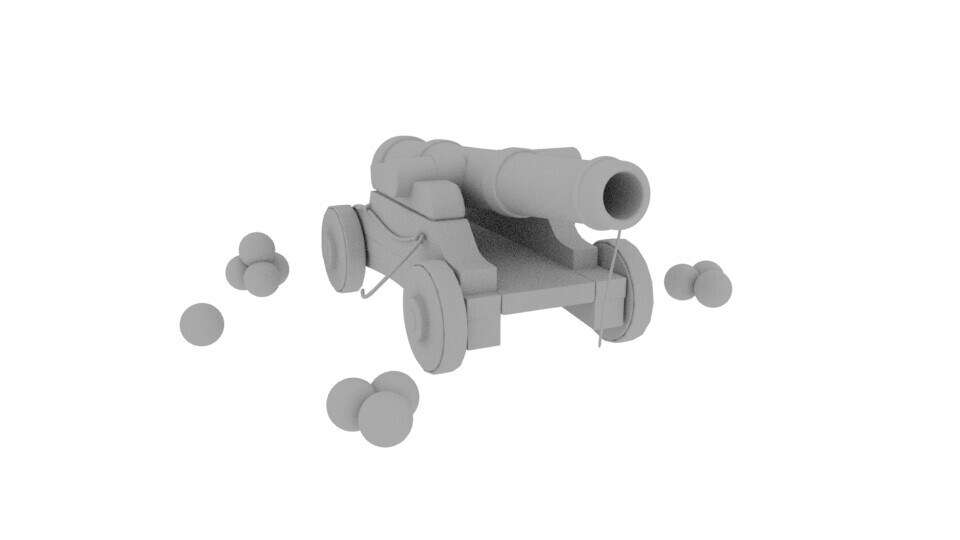 ArtStation - War weapon Canon