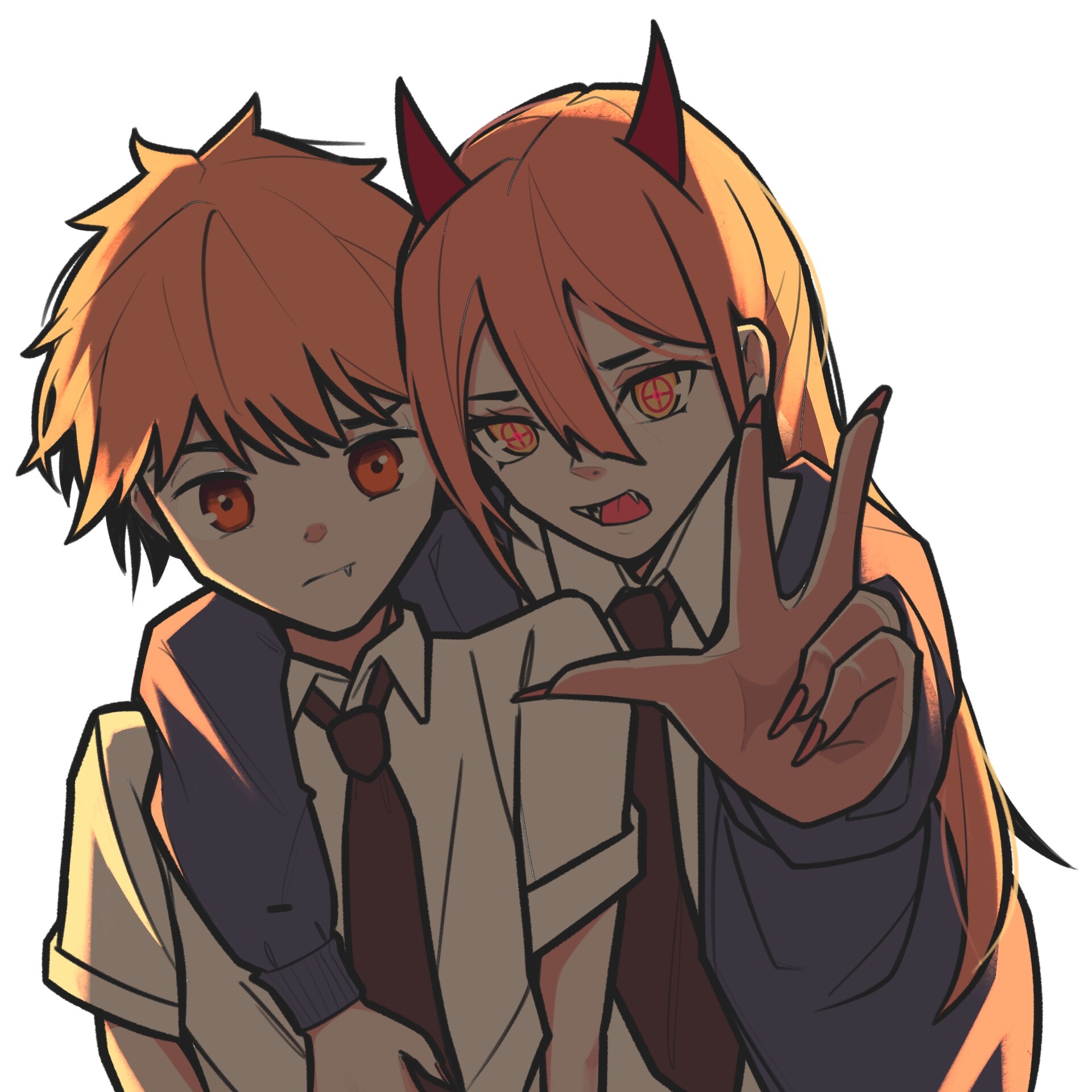 ArtStation - Denji & Power