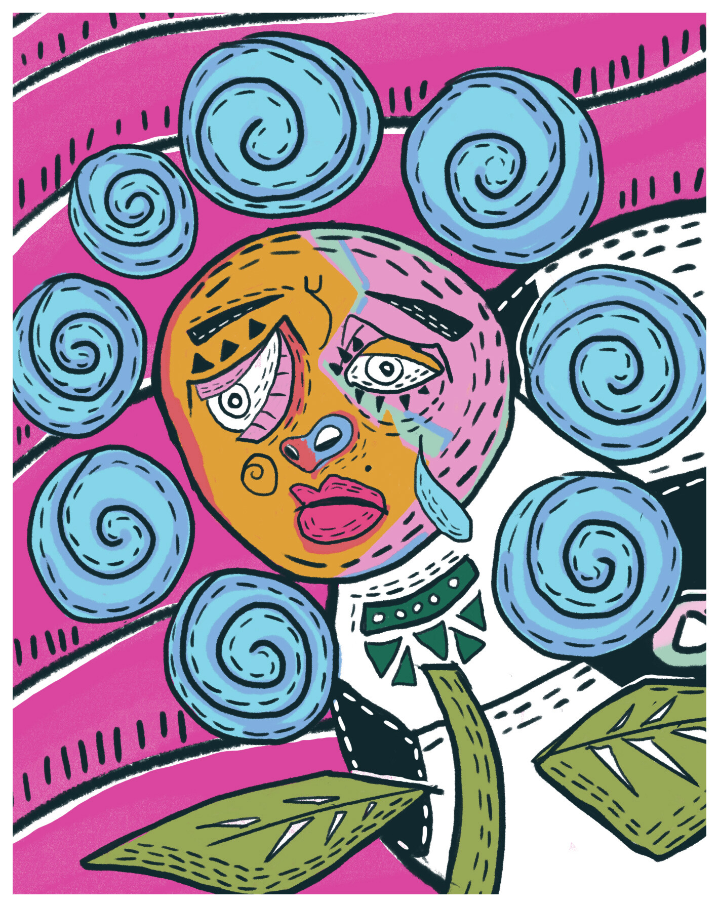 ArtStation - The crying Flower.