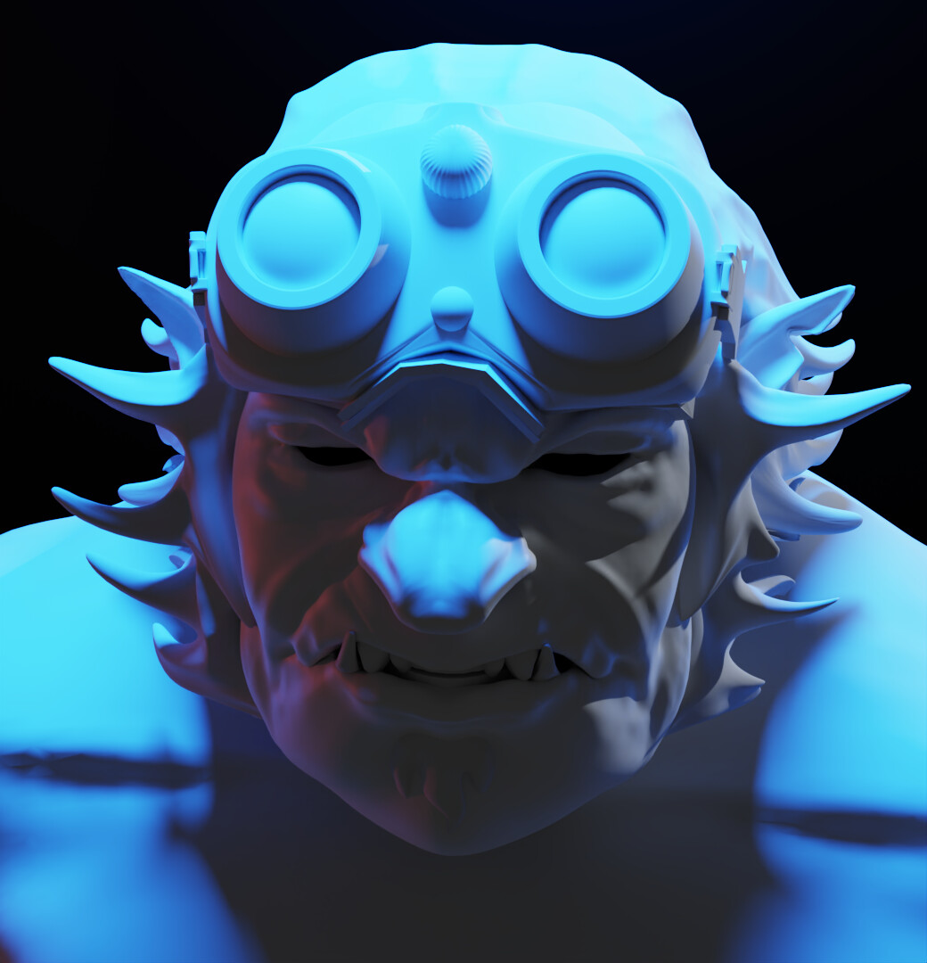 ArtStation - MY FIRST SCULPTED CHARACTER - THE TROLL WEREWOLF - MADE ...
