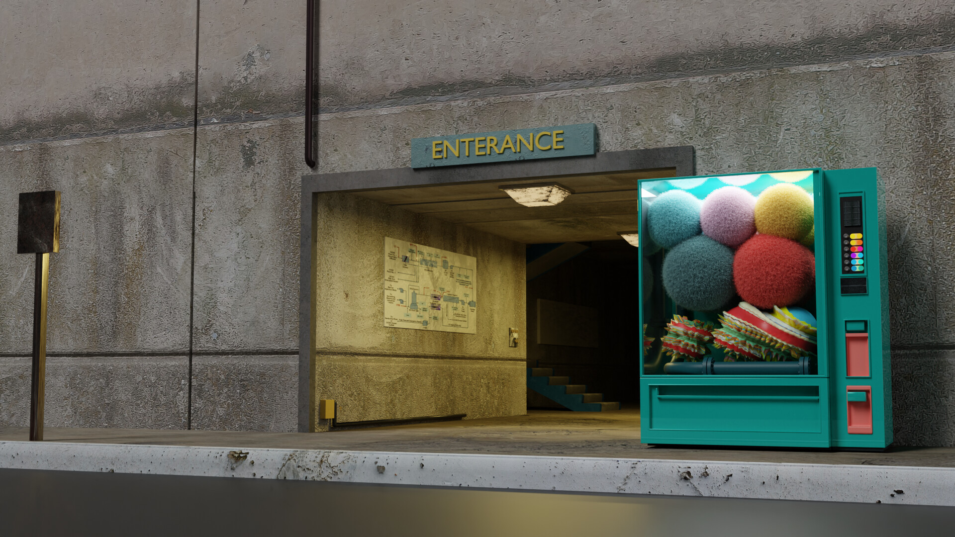 ArtStation - Vending Machine From Another Dimension