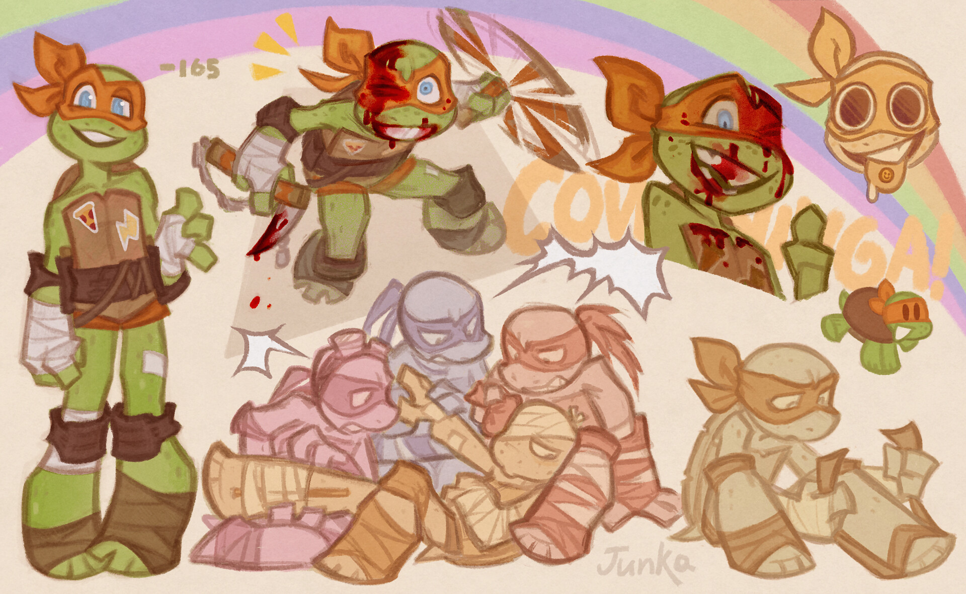 ArtStation - TMNT brainrot