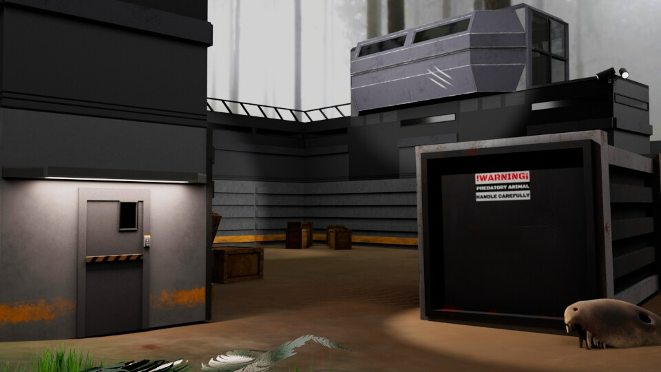 ArtStation - Sci Fi Research Facility