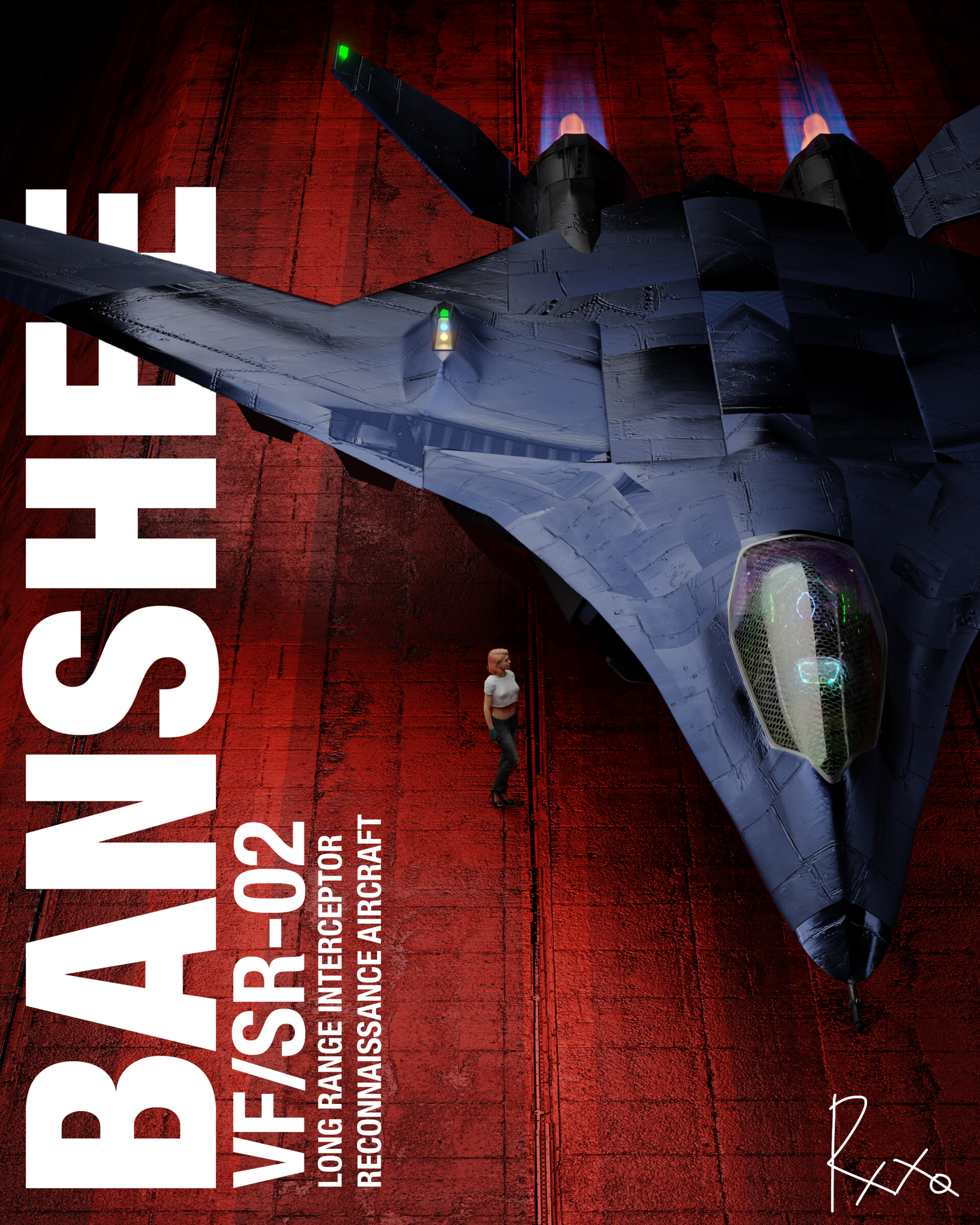 ArtStation - VF/SR-02 BANSHEE