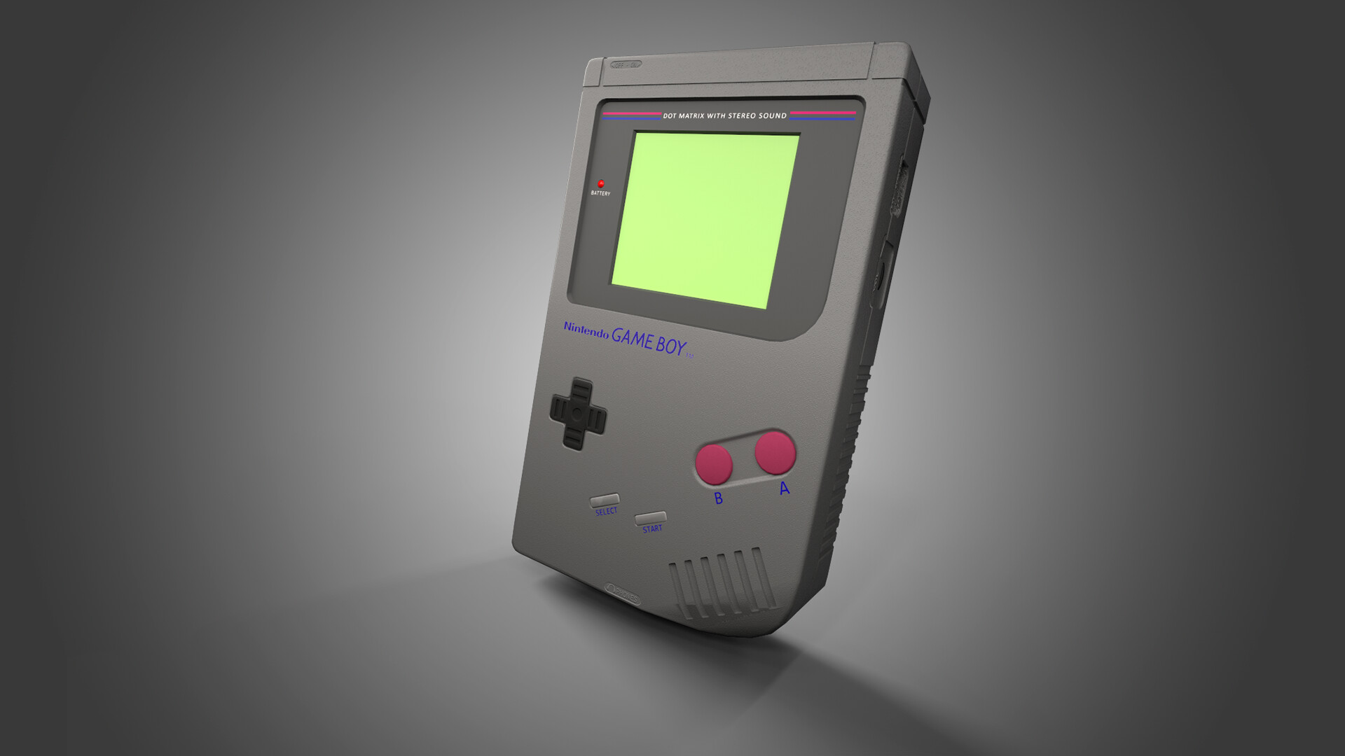 ArtStation - Nintendo GameBoy 1989