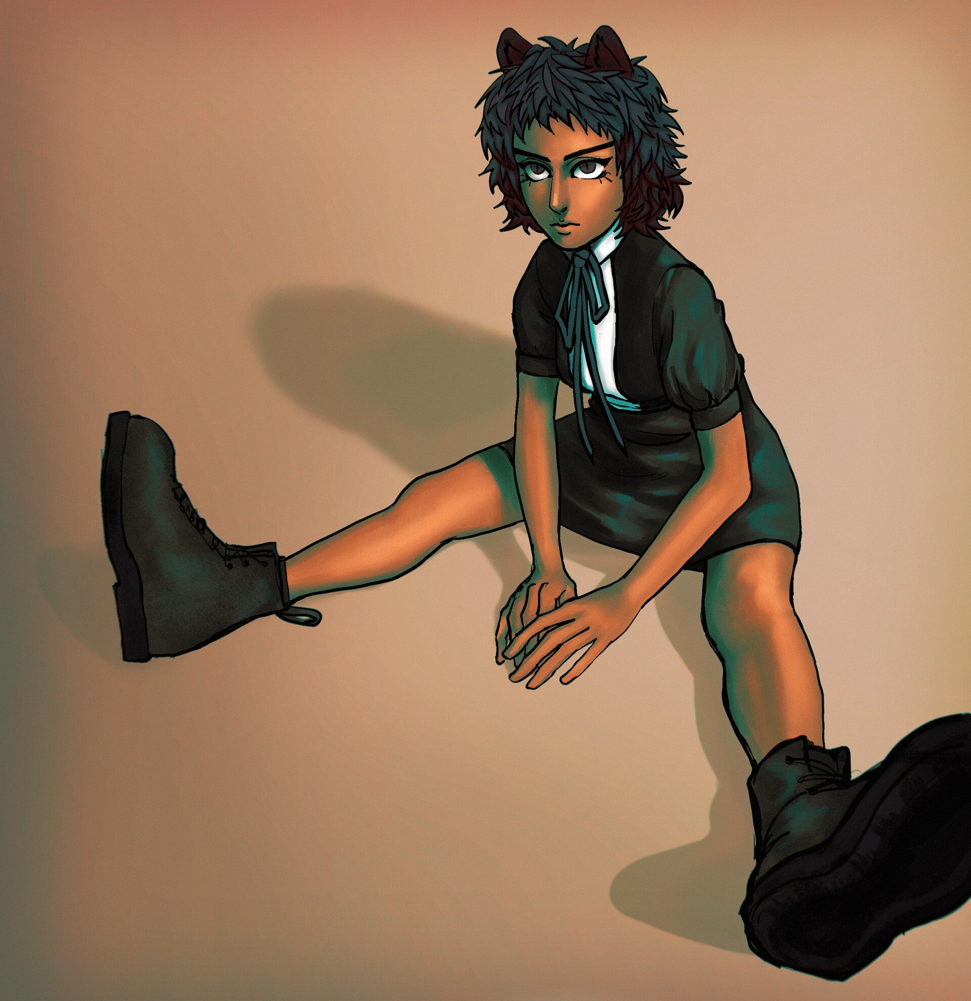 Carly Larson - green girl