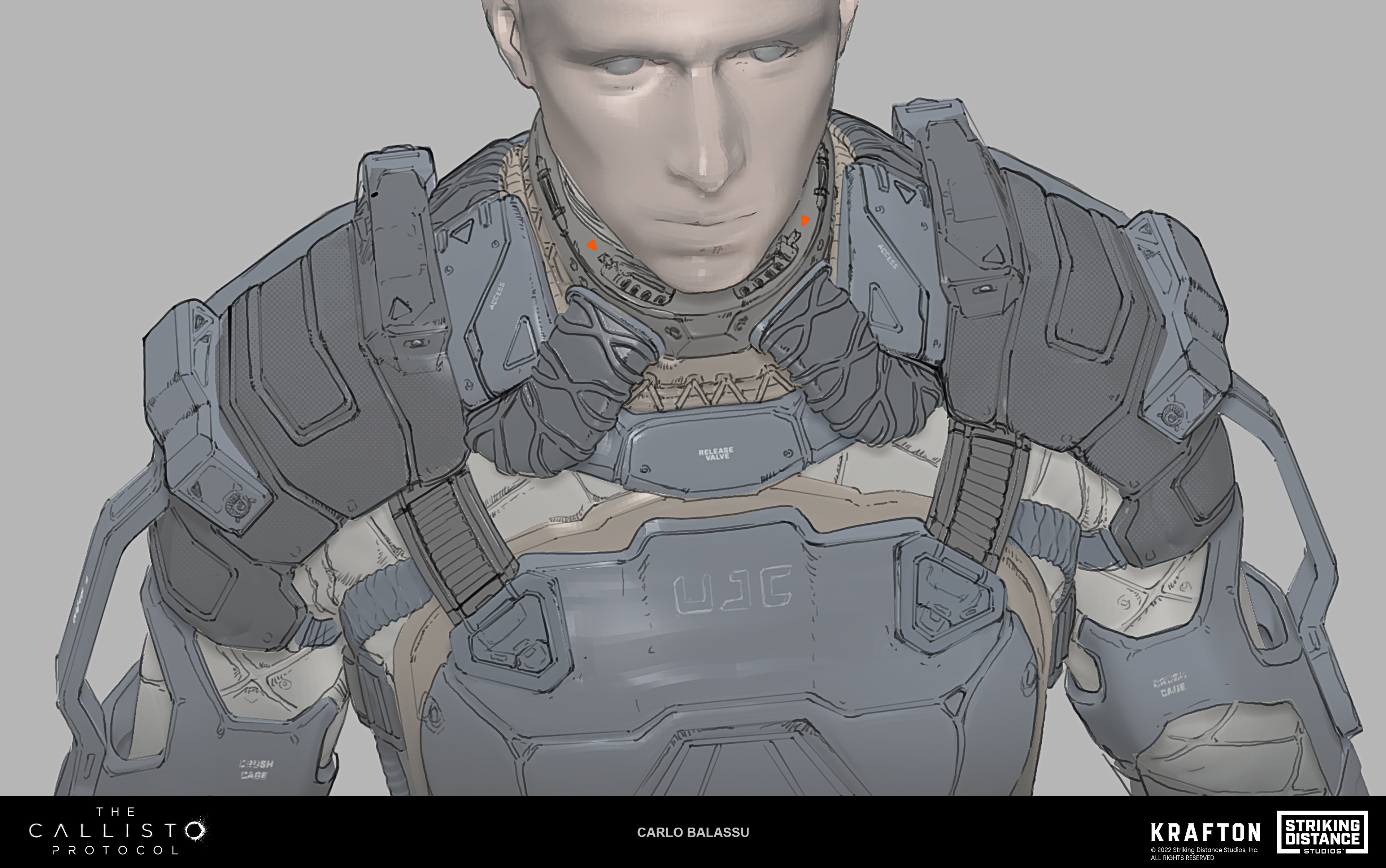 Carlo Balassu - Callisto Protocol - Prison Suit Upgrade + GRP Glove