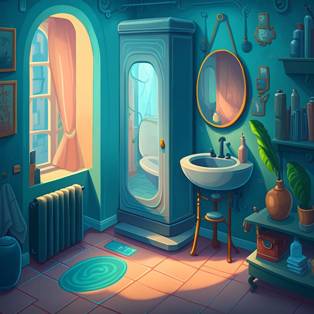 Artstation Bathroom