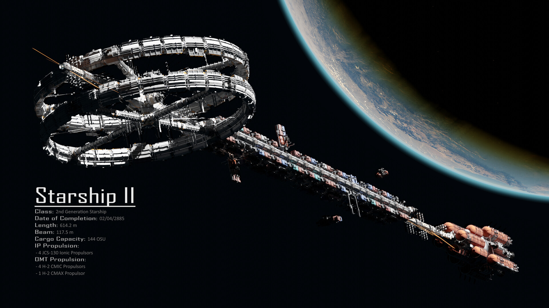 Starship II by Joshua Chamberlain : r/ImaginaryStarships