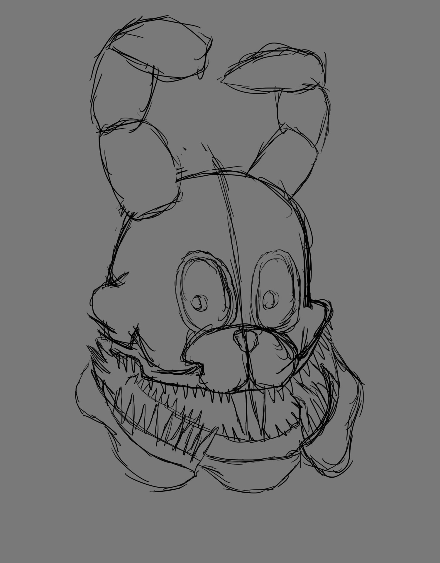 twisted bonnie coloring pages
