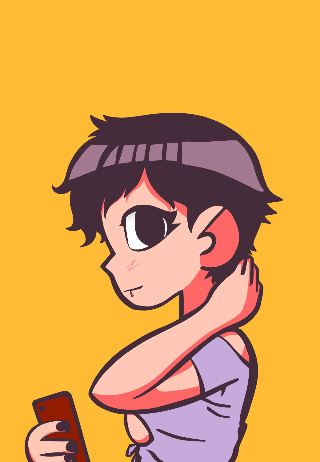 ArtStation - Flat Character Design - Portraits