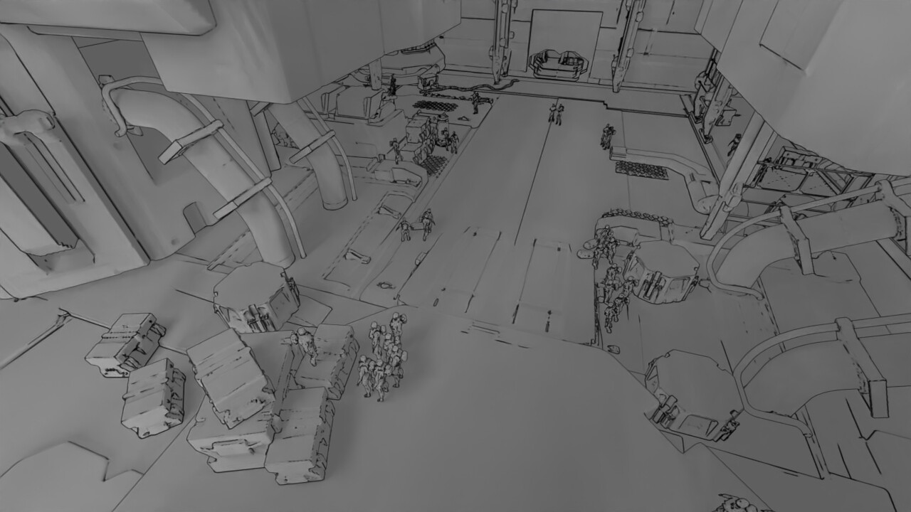 ArtStation - Goliath Tank Garage