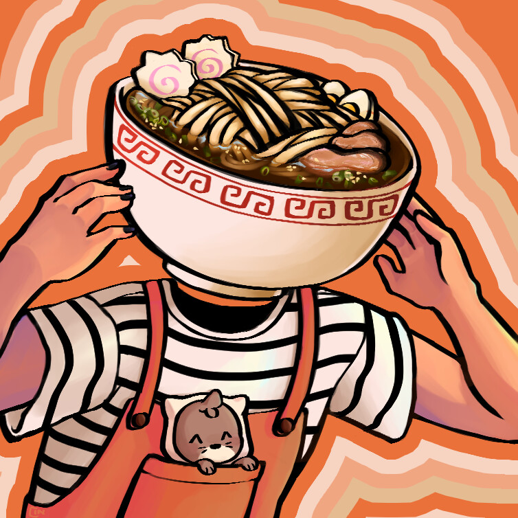 ArtStation - Soup Head Character Commission