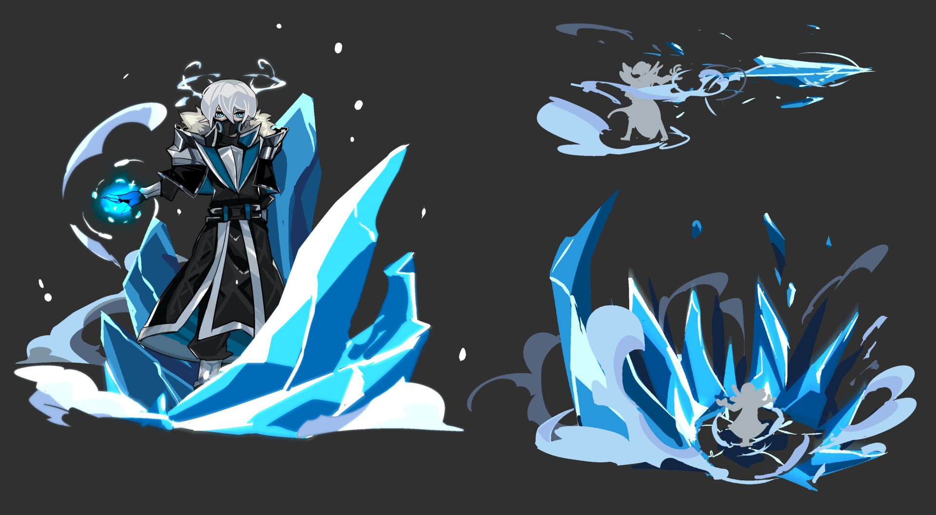 ArtStation - Character & FX Concept : Cryokinesis