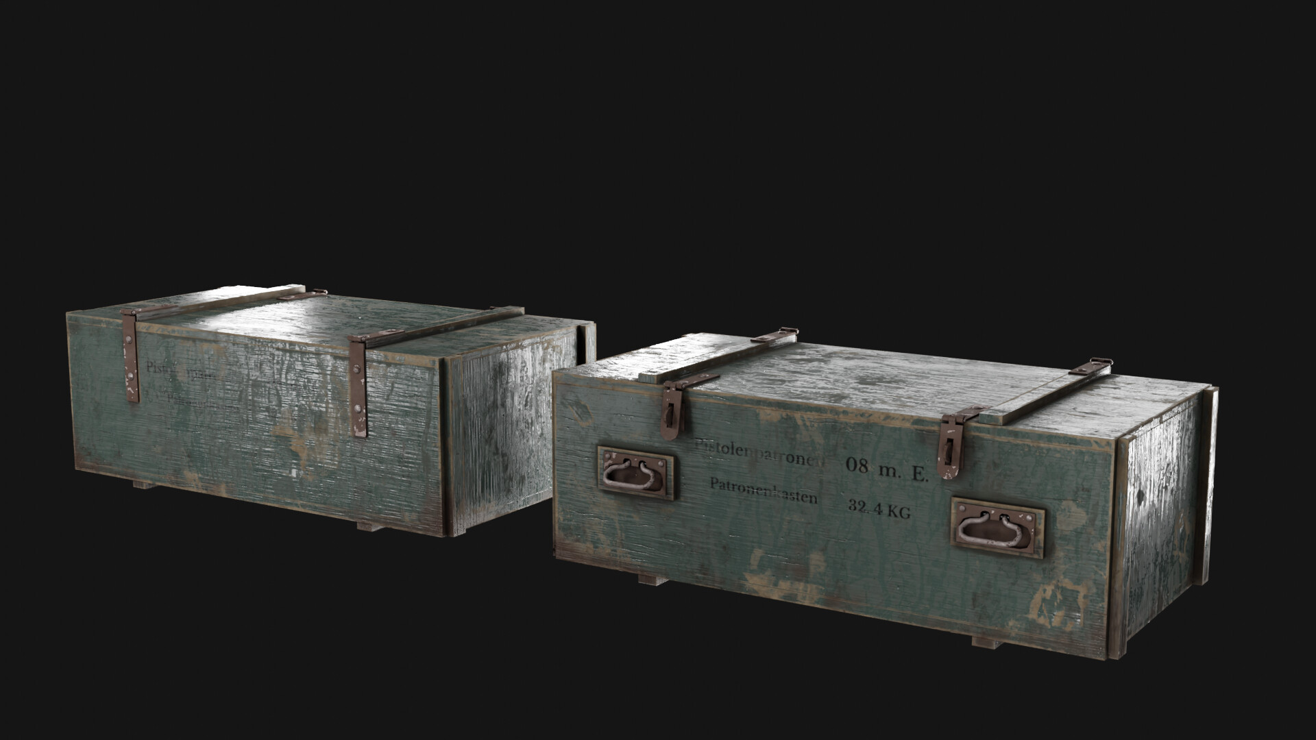 ArtStation - 3D Military Crate