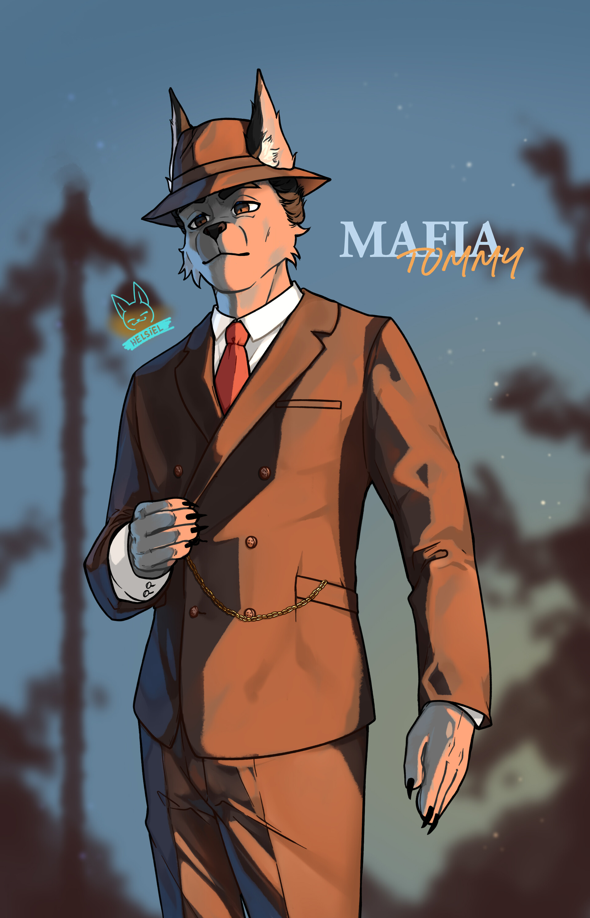 ArtStation - Mafia Tommy furry