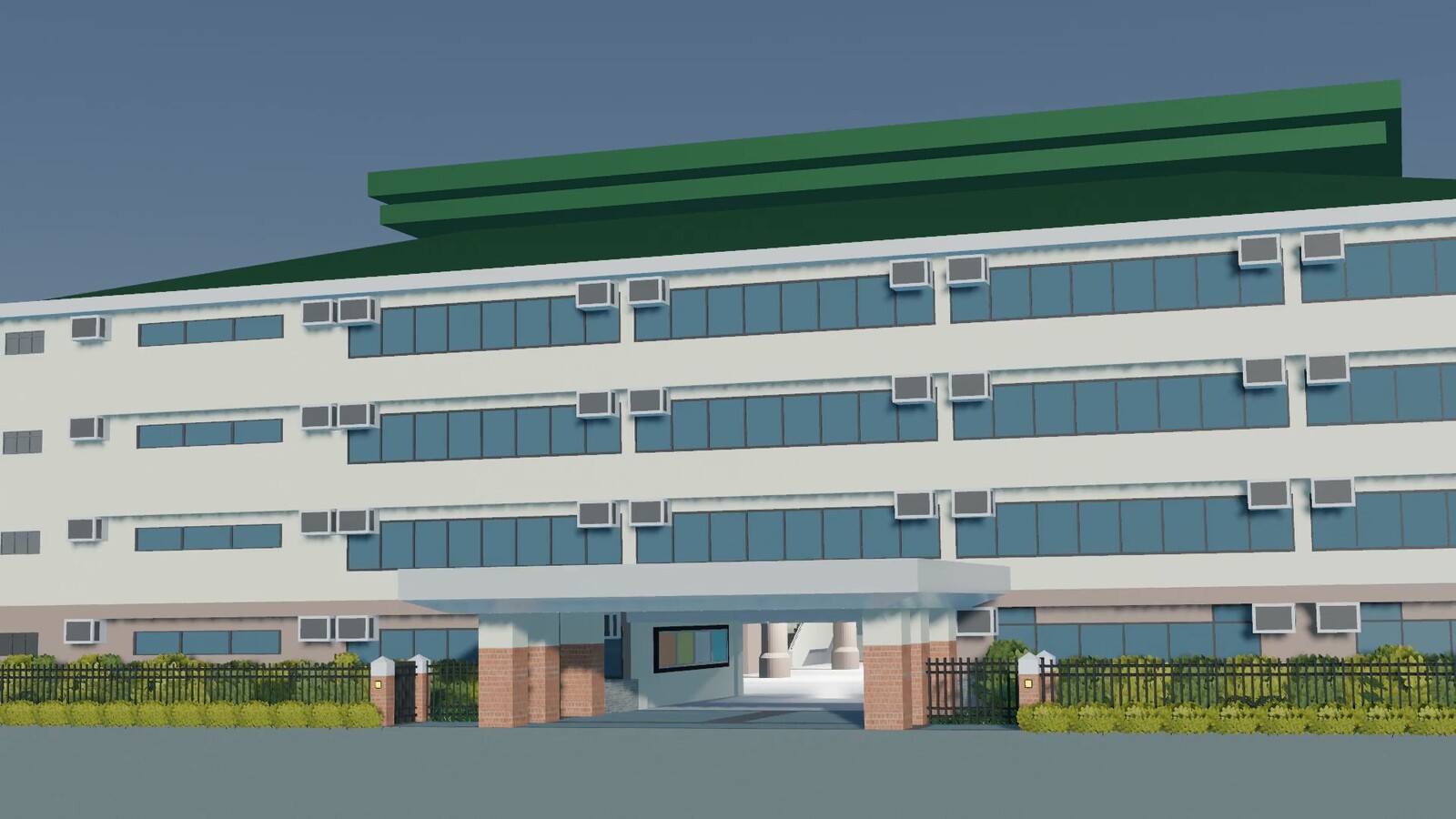 Sigrid Amazona - School Building 3D Model