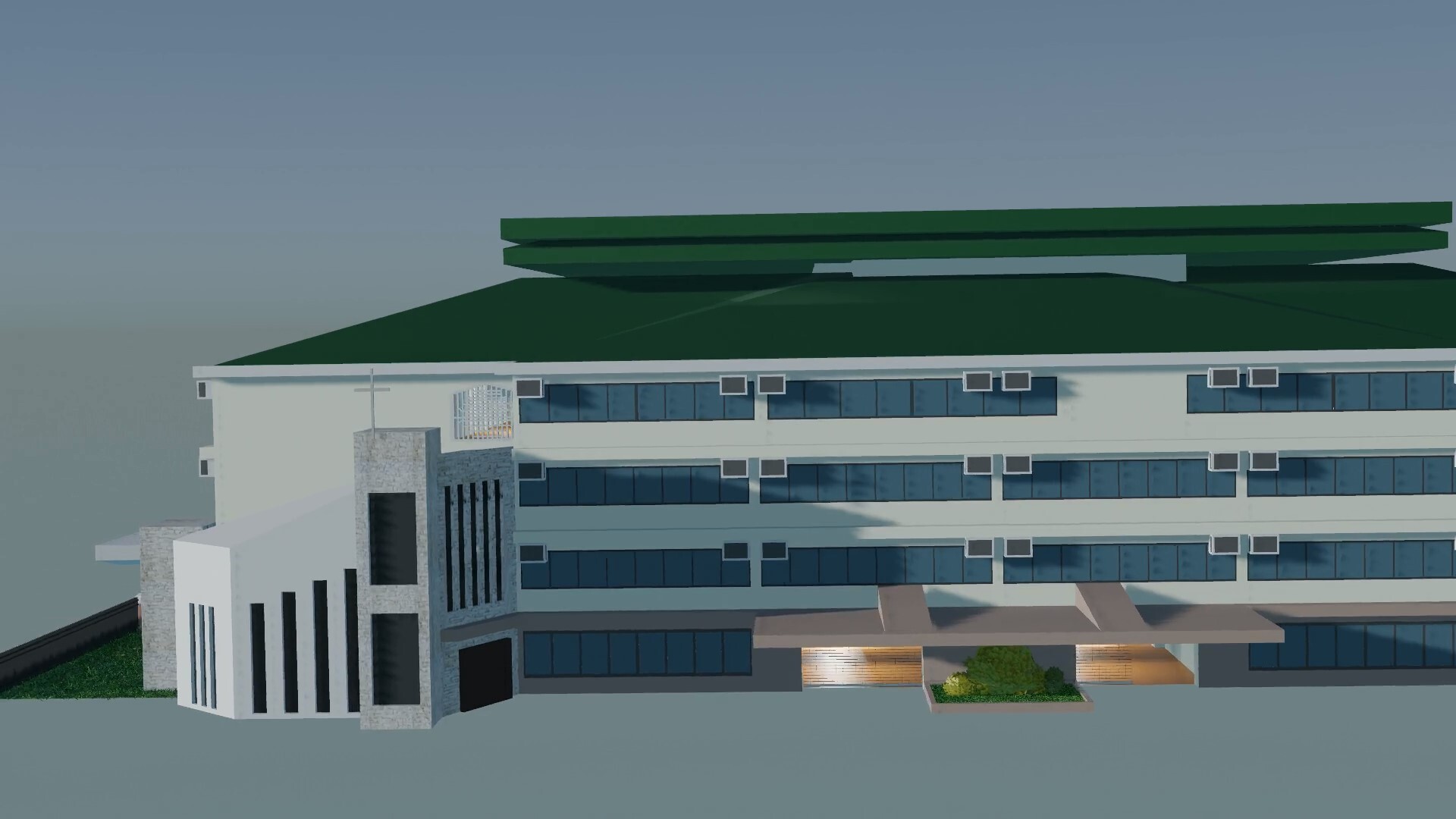 Sigrid Amazona - School Building 3D Model