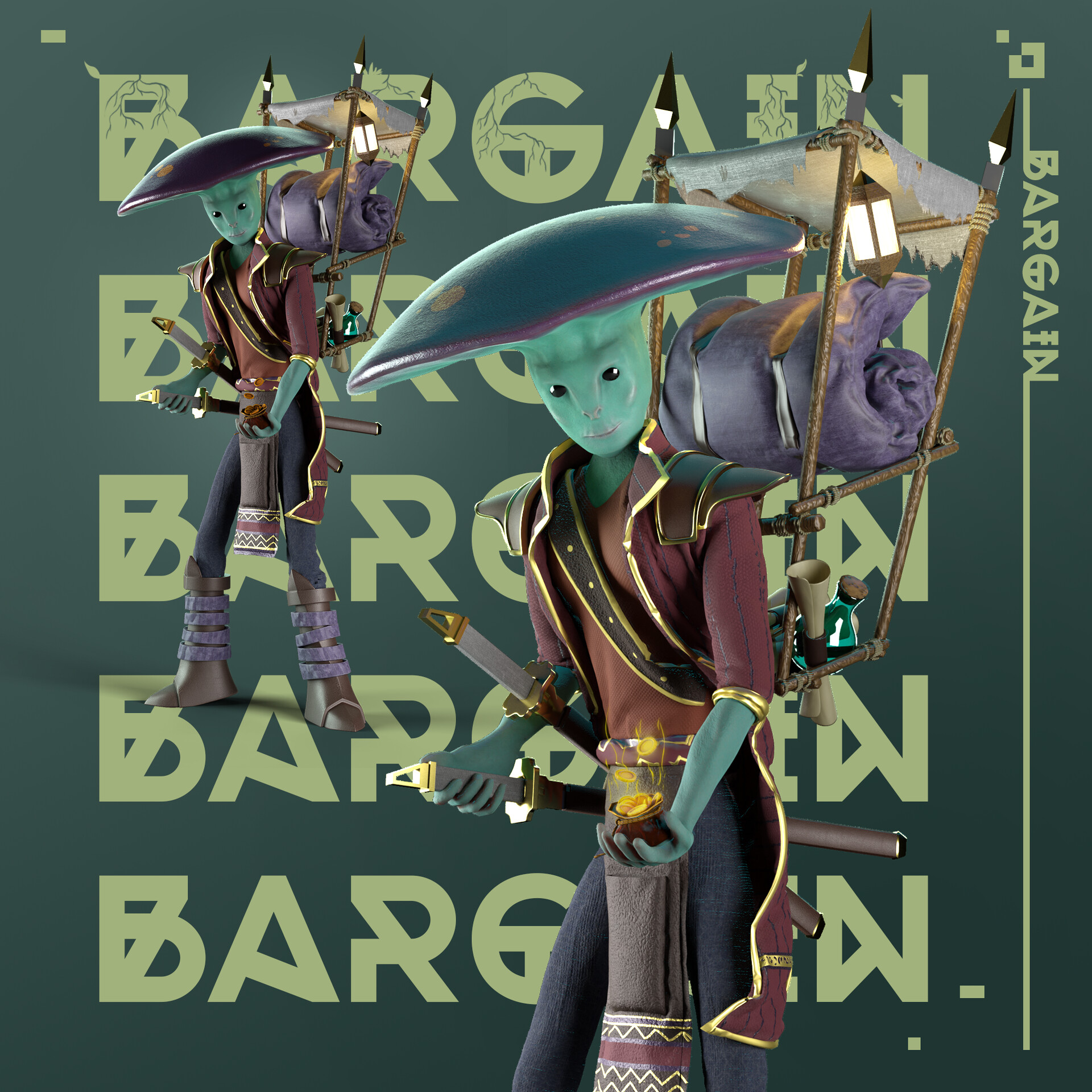 ArtStation - bargain from the stages of grief