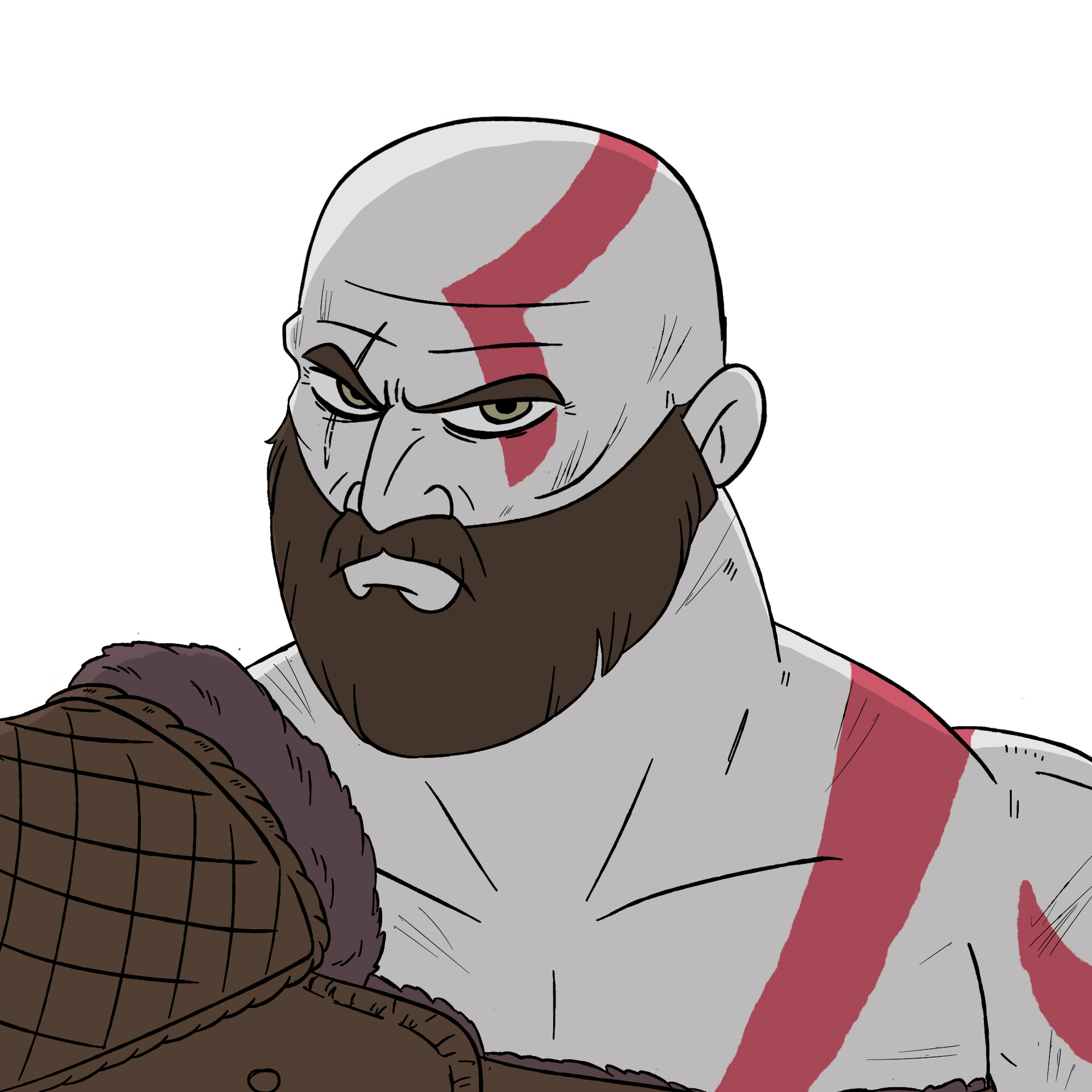 ArtStation - Kratos - GoW