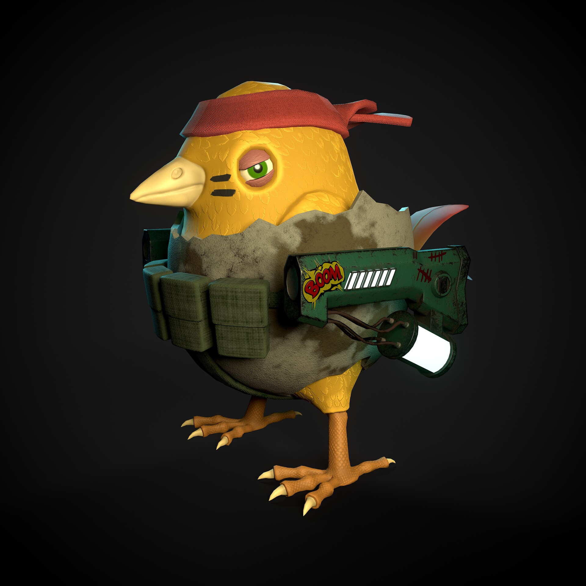 ArtStation - chick "Commando"