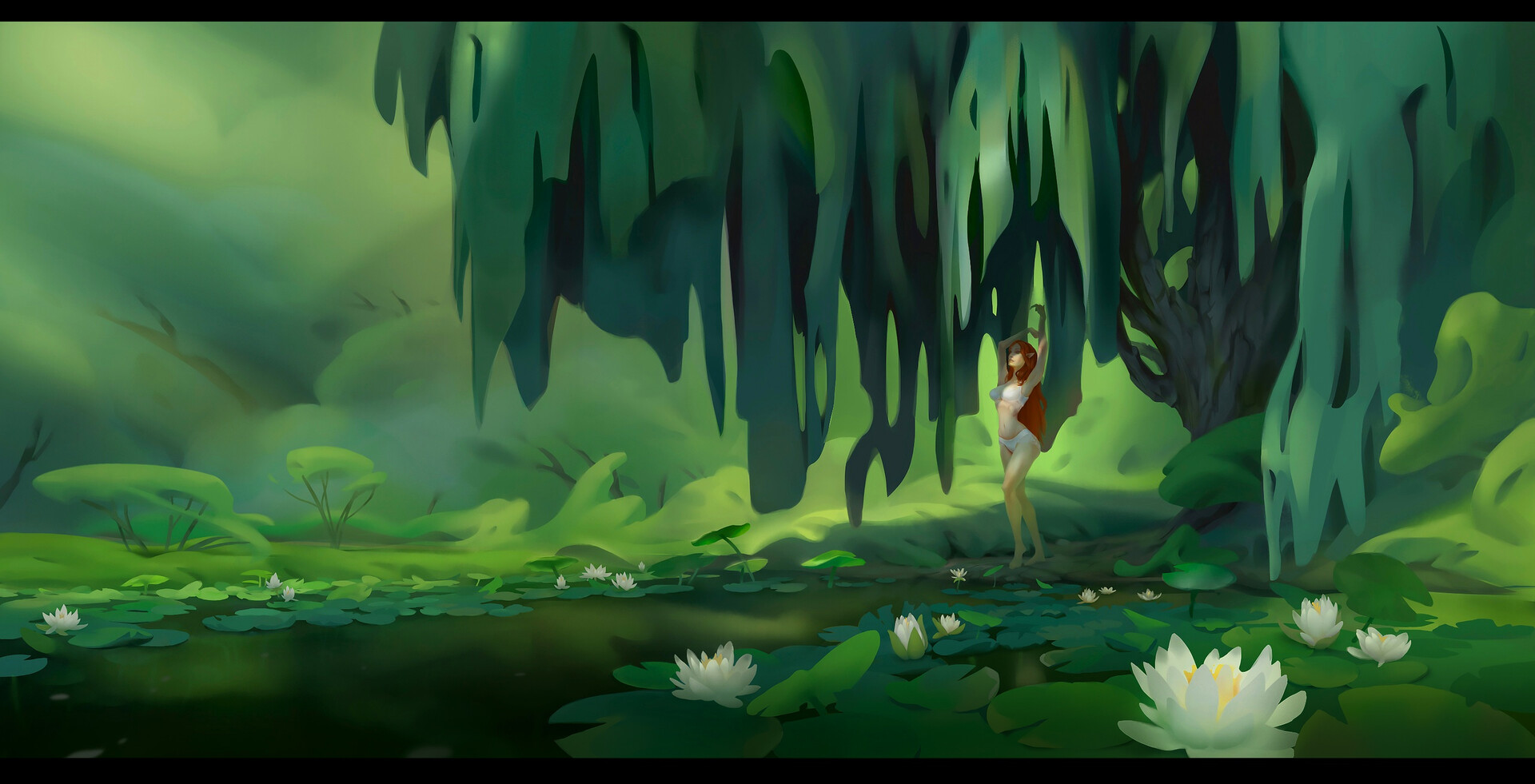 ArtStation - Just chilling in forest