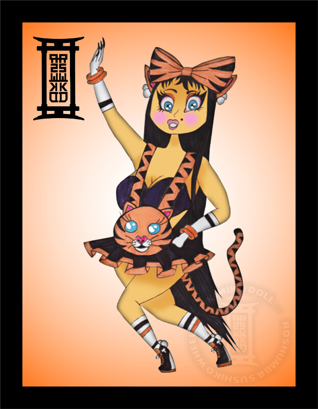 Red Rosemary Doll - Taigressha Swisha