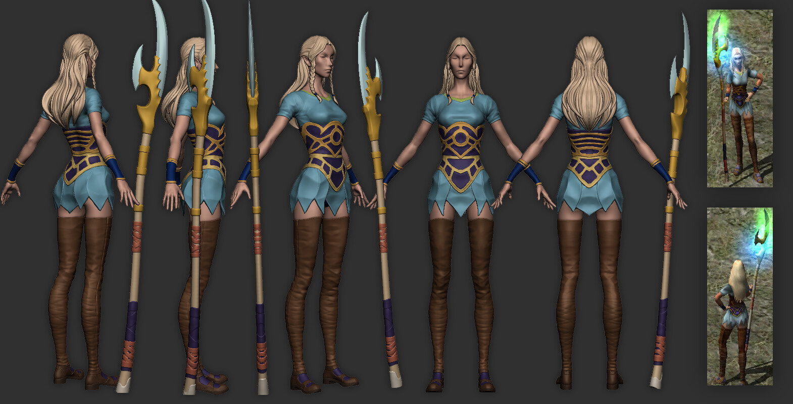 ArtStation - Wood Elf (WIP)