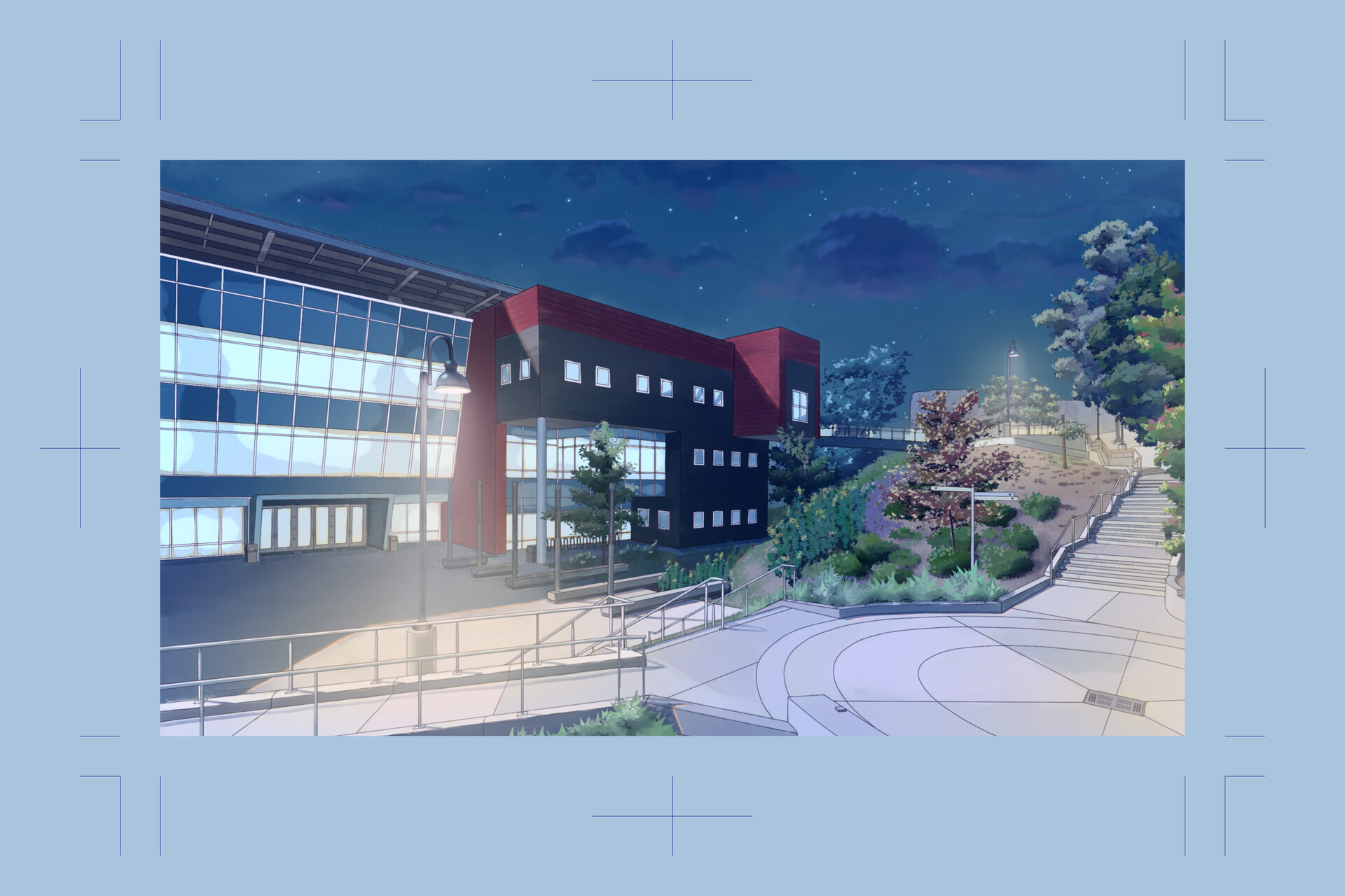 Cade Meyerhof - Background/Character art from incomplete game