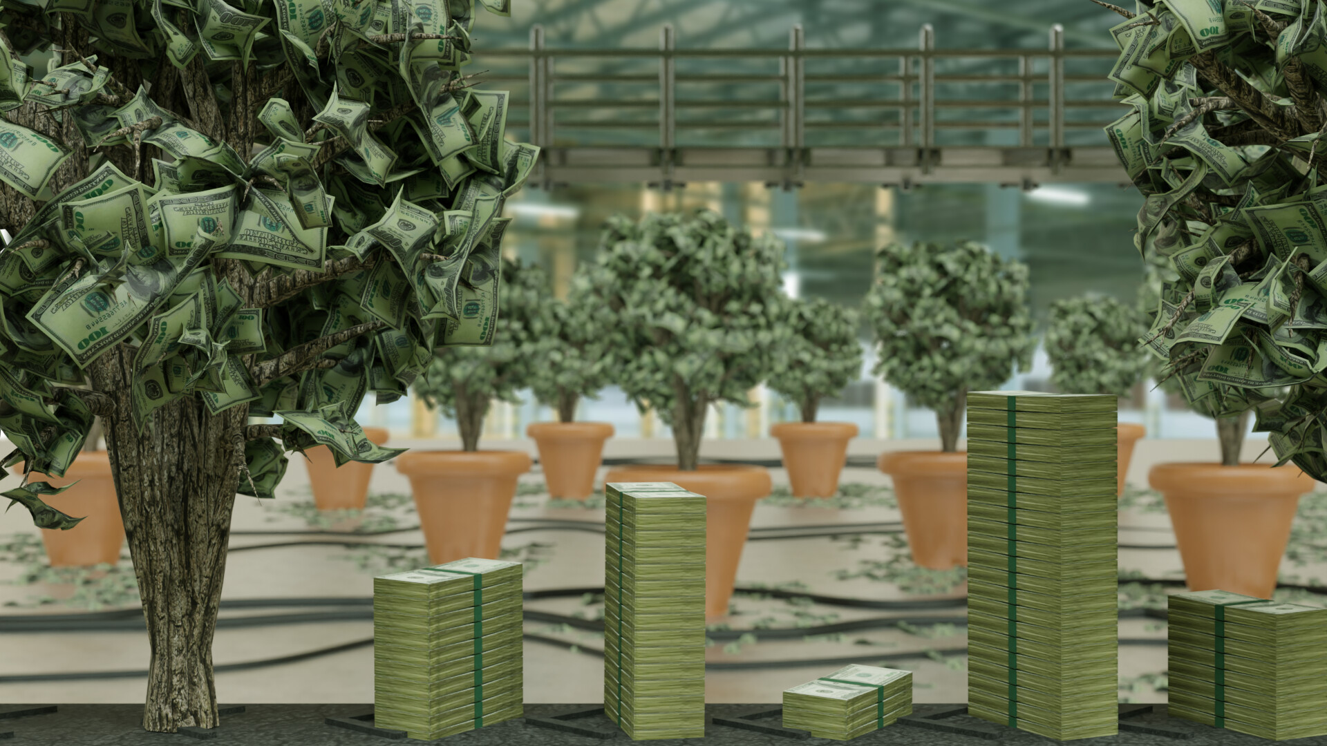 ArtStation - Money Factory 3D Art