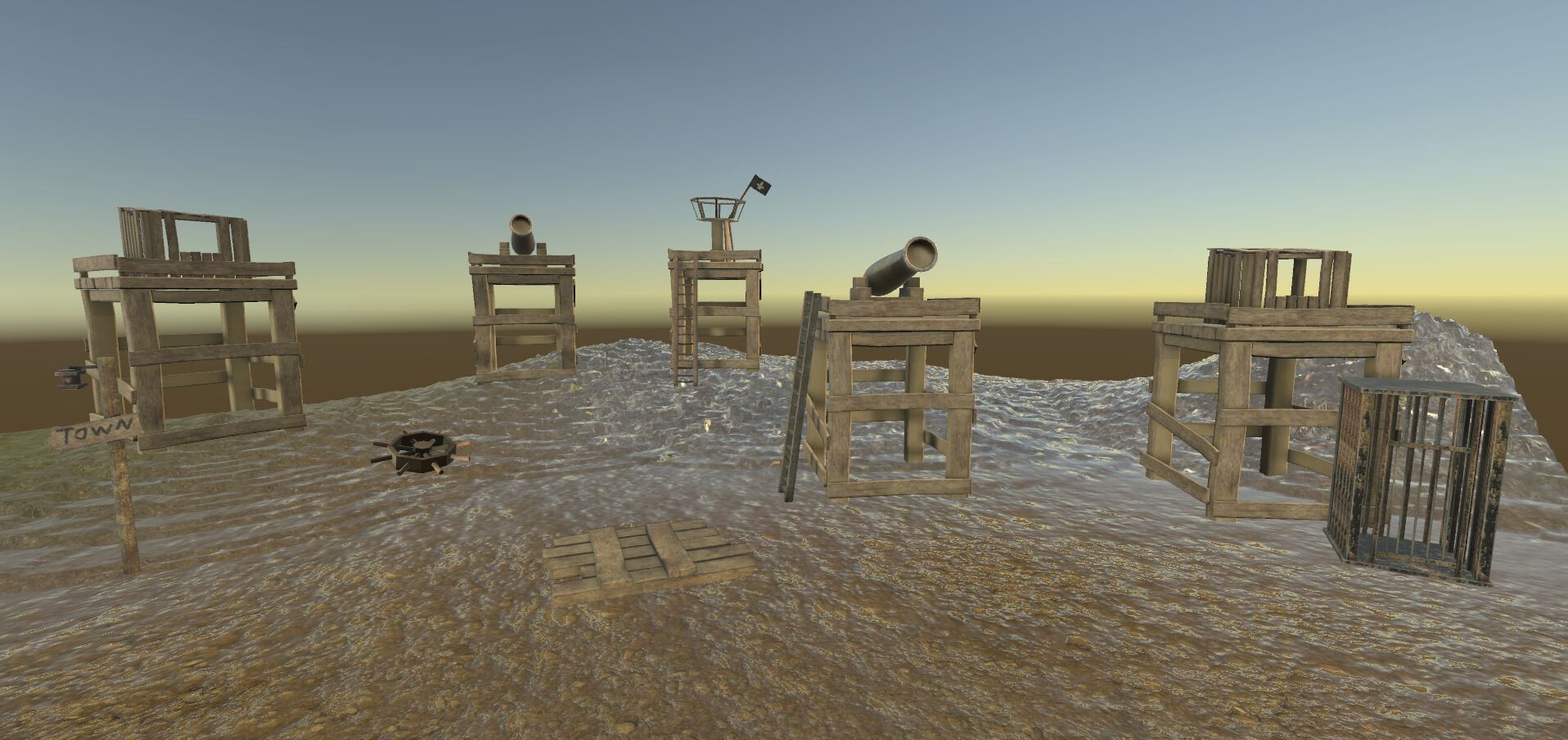 ArtStation - Modular Tower Assets