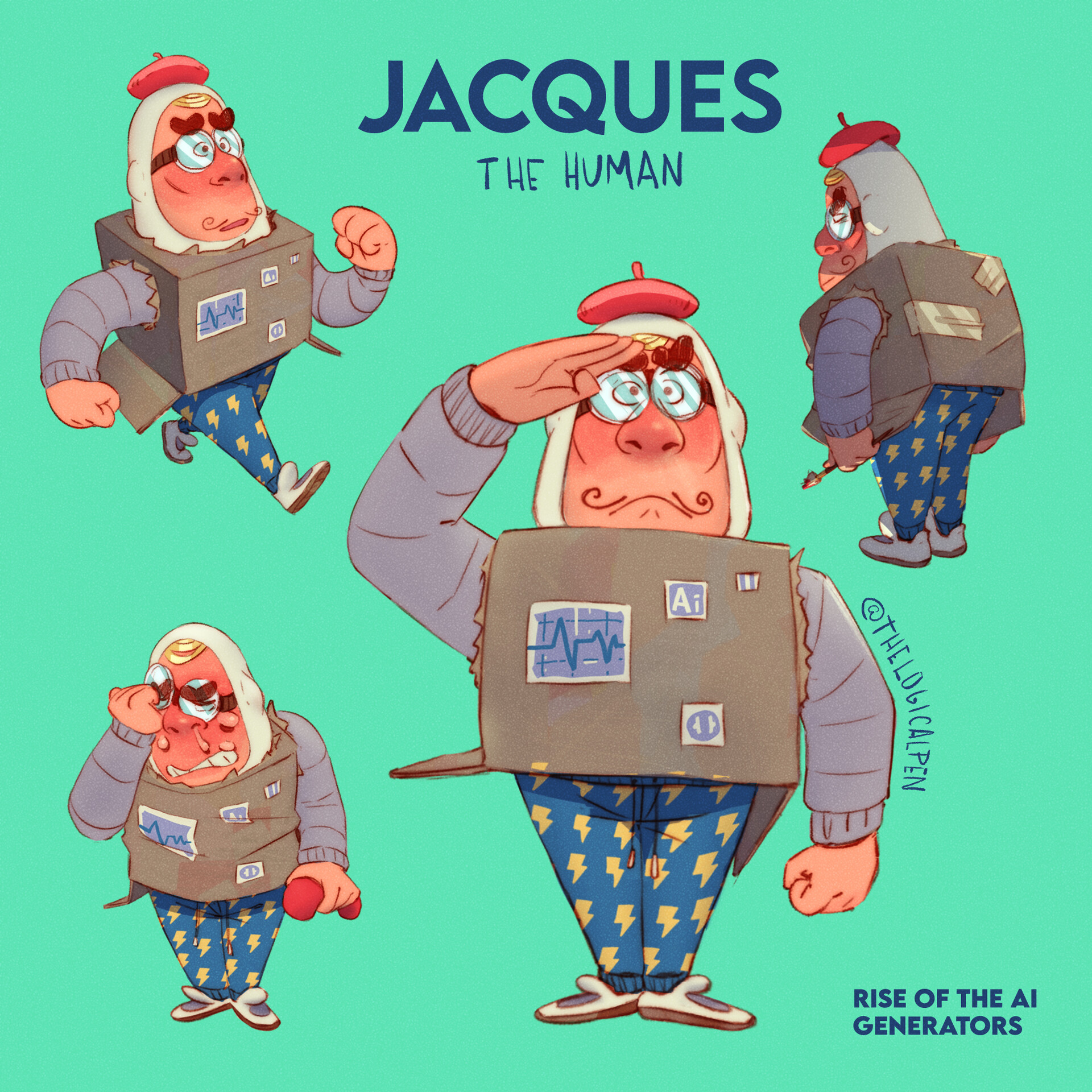 ArtStation - Jacques the human!!