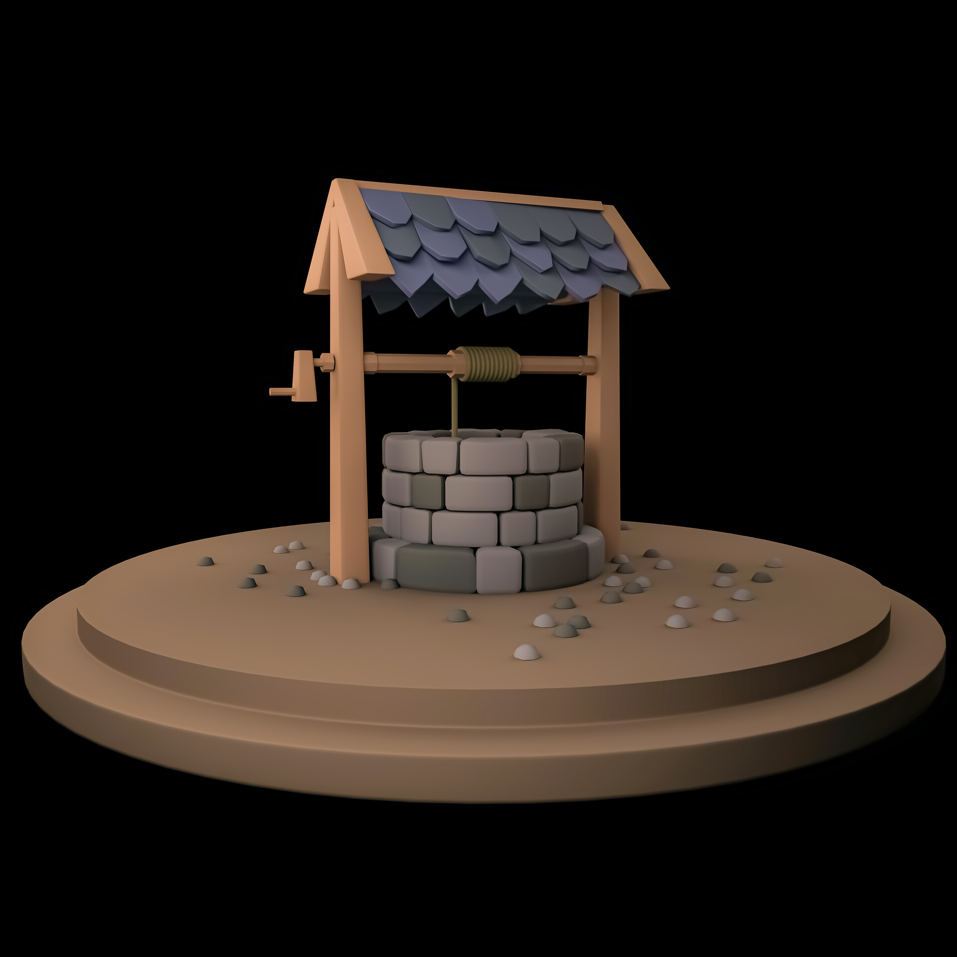 ArtStation - Old Water Well 3D Model