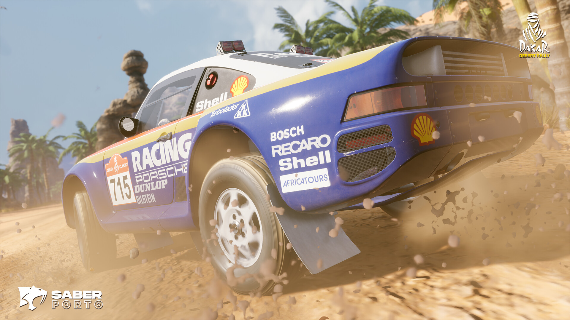 ArtStation - Porsche 959 Paris-Dakar - Dakar Desert Rally