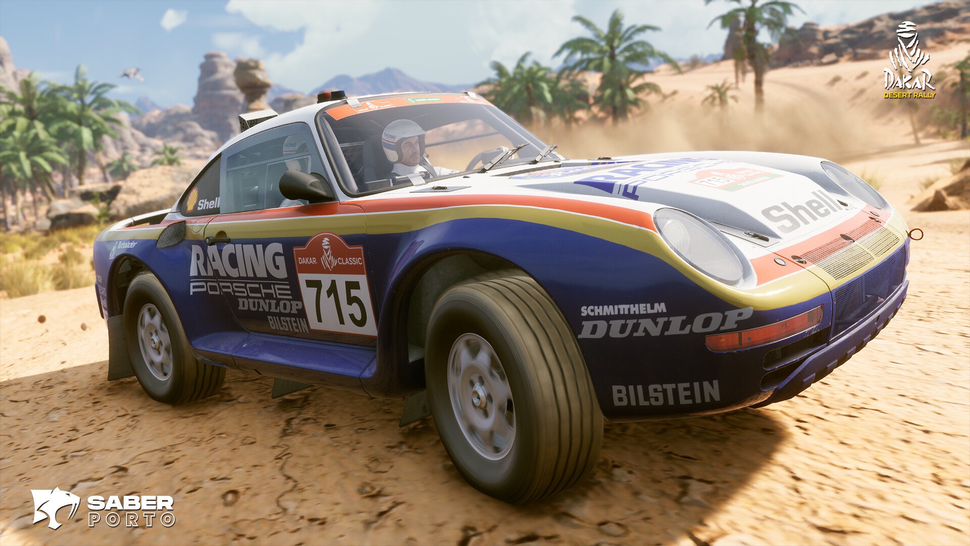 ArtStation - Porsche 959 Paris-Dakar - Dakar Desert Rally
