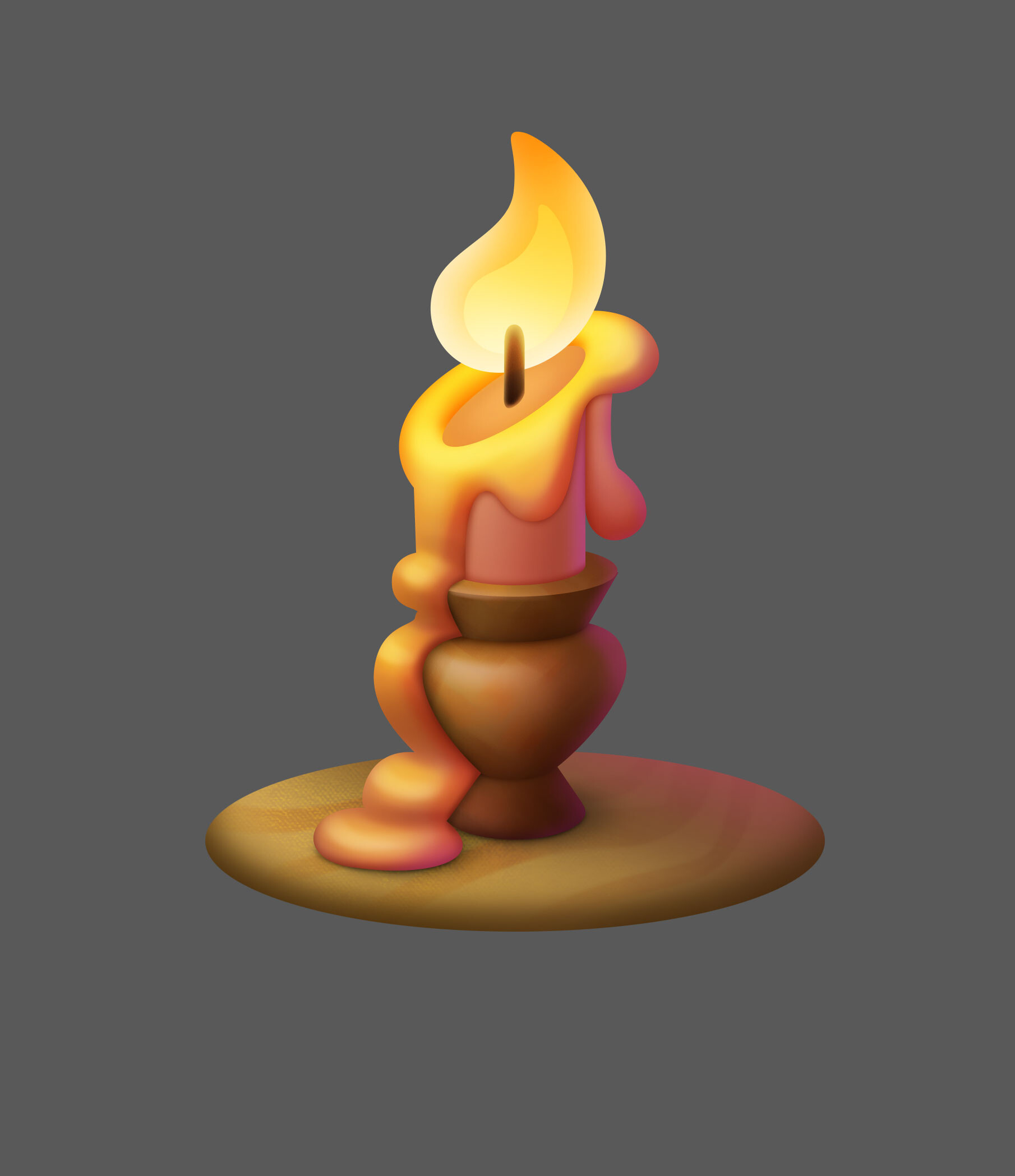 ArtStation - Casual candle