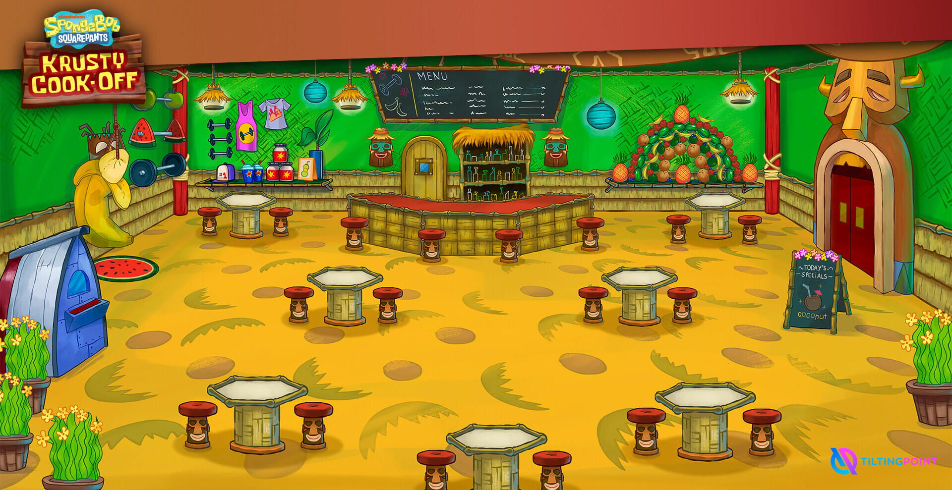 ArtStation - Krusty cook off - Background Art 3