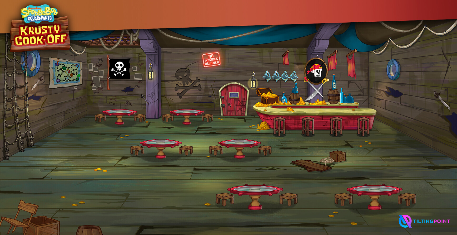 ArtStation - Krusty cook off - Background Art 5