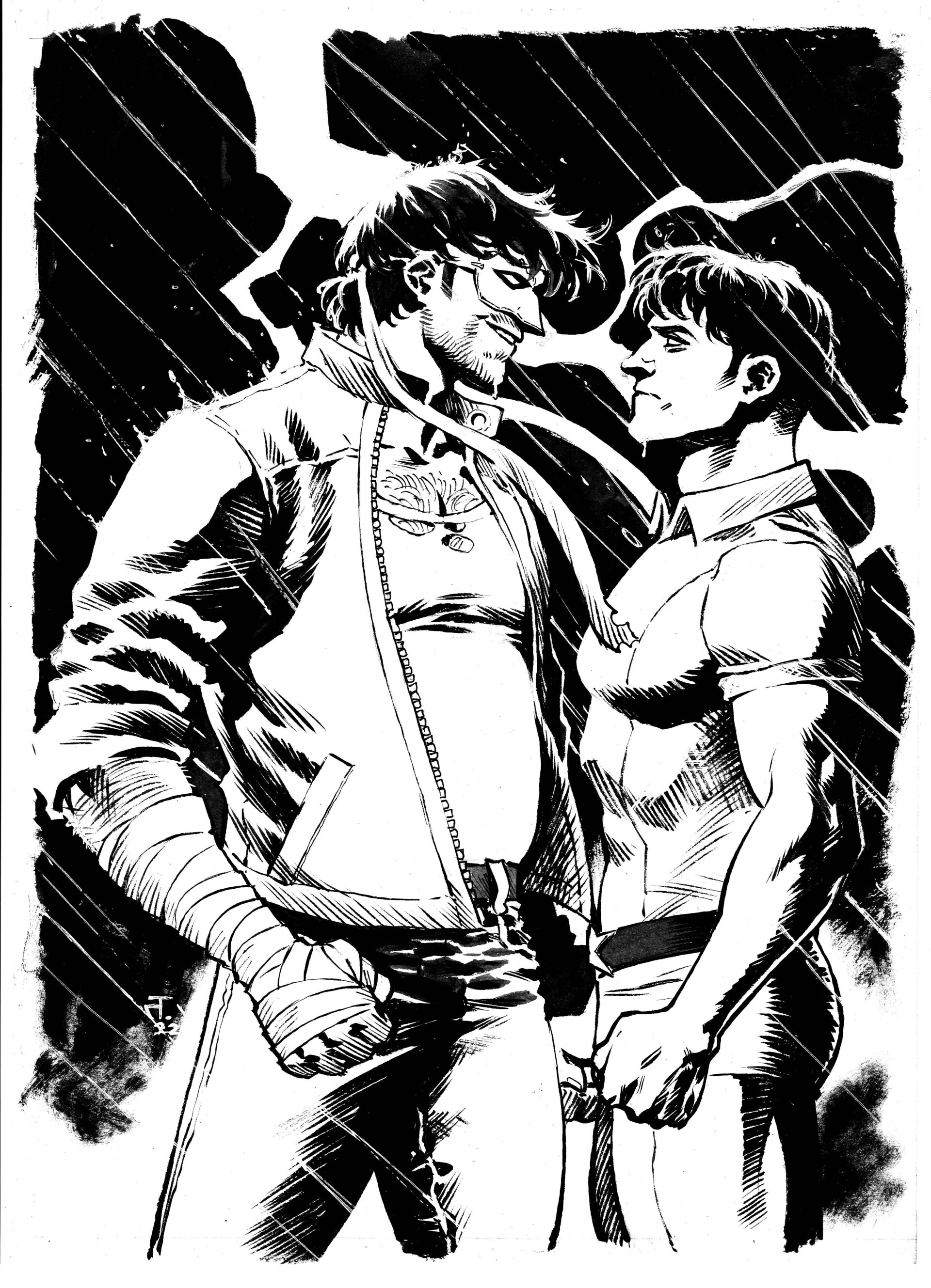 ArtStation - Codename Alpha vs Super Commando Dhruva(commission)